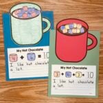 Hot Chocolate Winter Theme Day Math Craft - Simply Kinder + Printable ...
