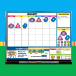 January Morning Meeting Slides - Simply Kinder + Printable Membership