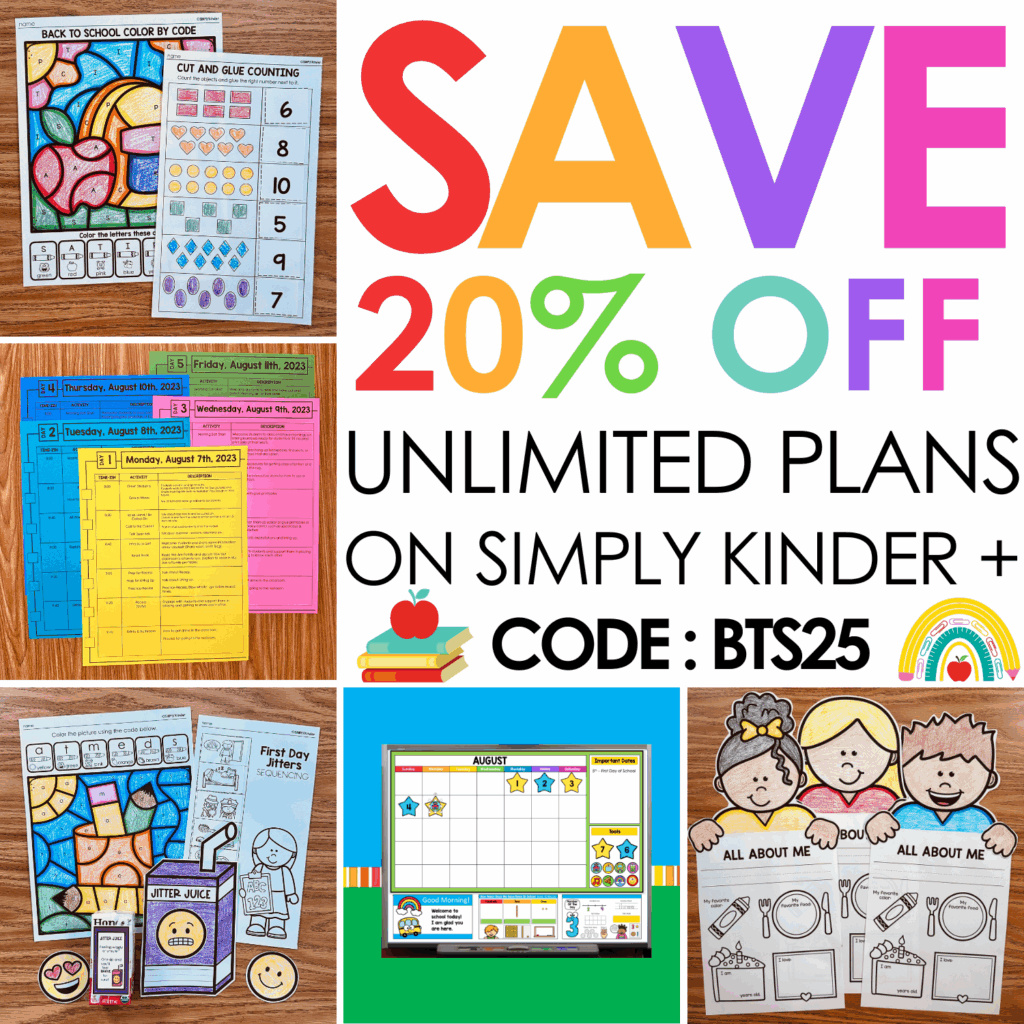 Alphabet Book Cover Page - Simply Kinder Plus