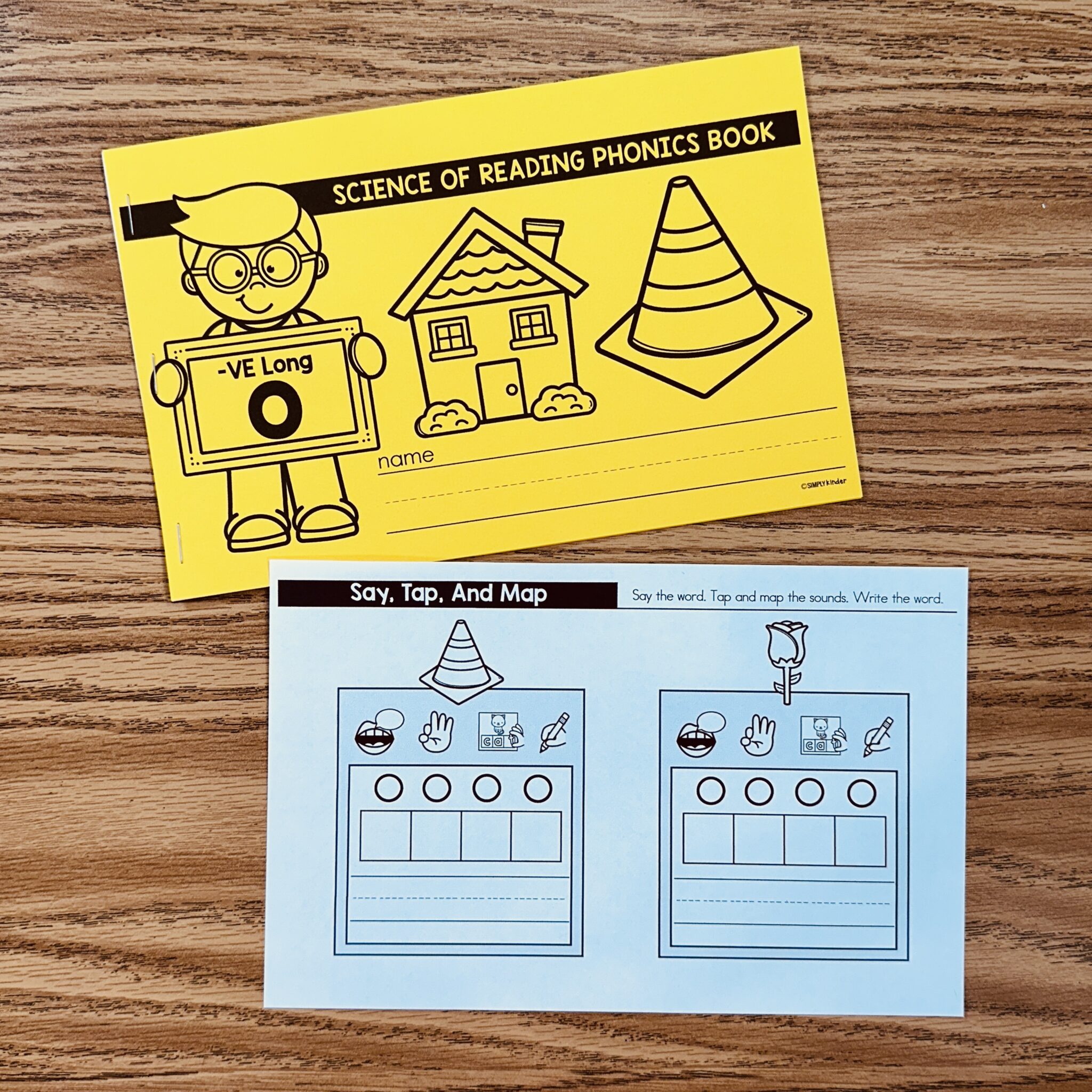 CVCe Long O Decoding Book - Simply Kinder Plus