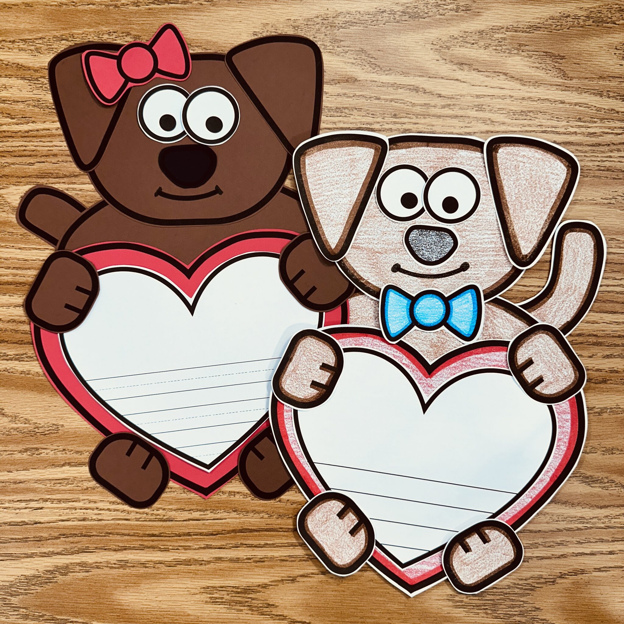 Puppy Love Valentine's Day Craft - Simply Kinder Plus