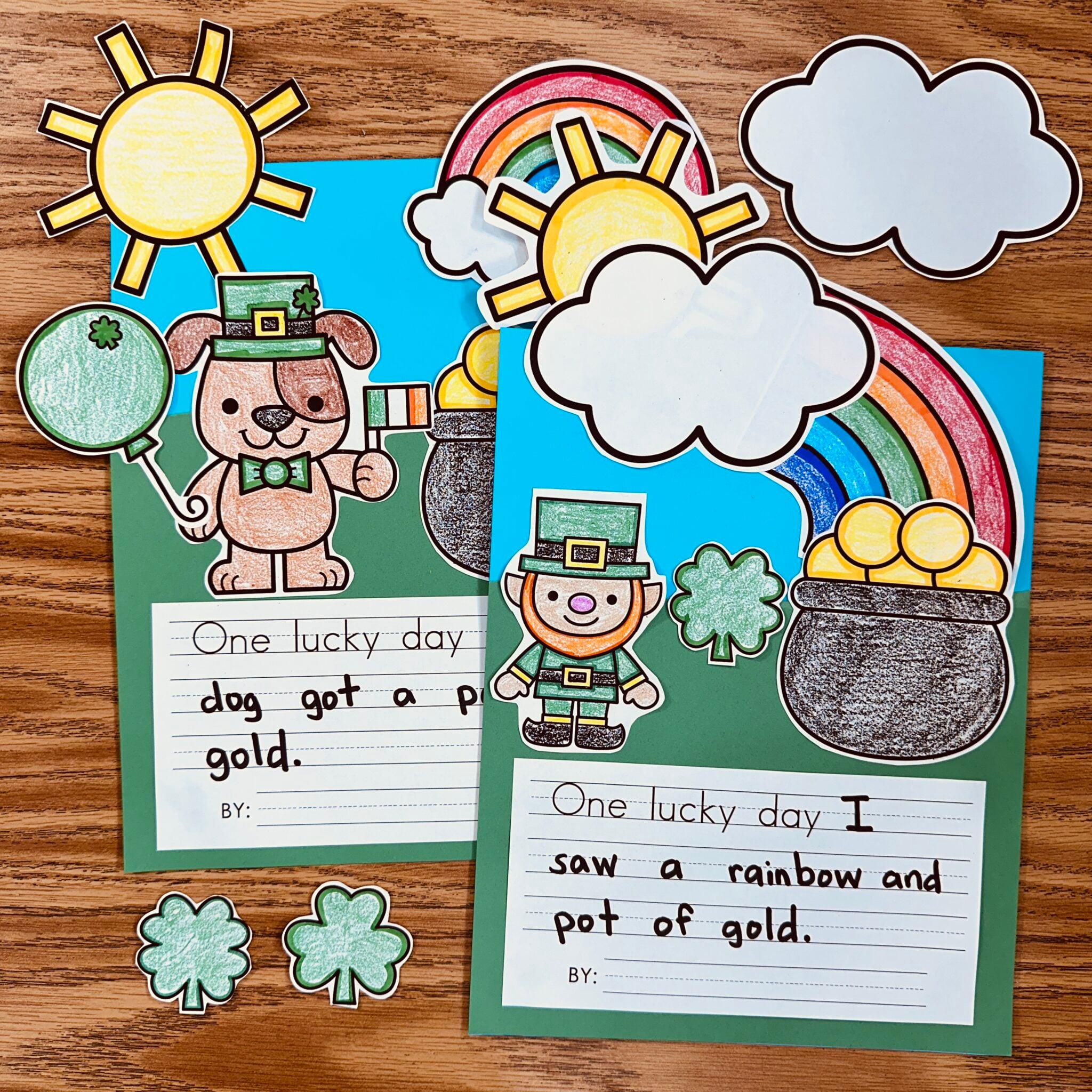 Editable St. Patrick's Day Craft - Story Craft - Simply Kinder ...