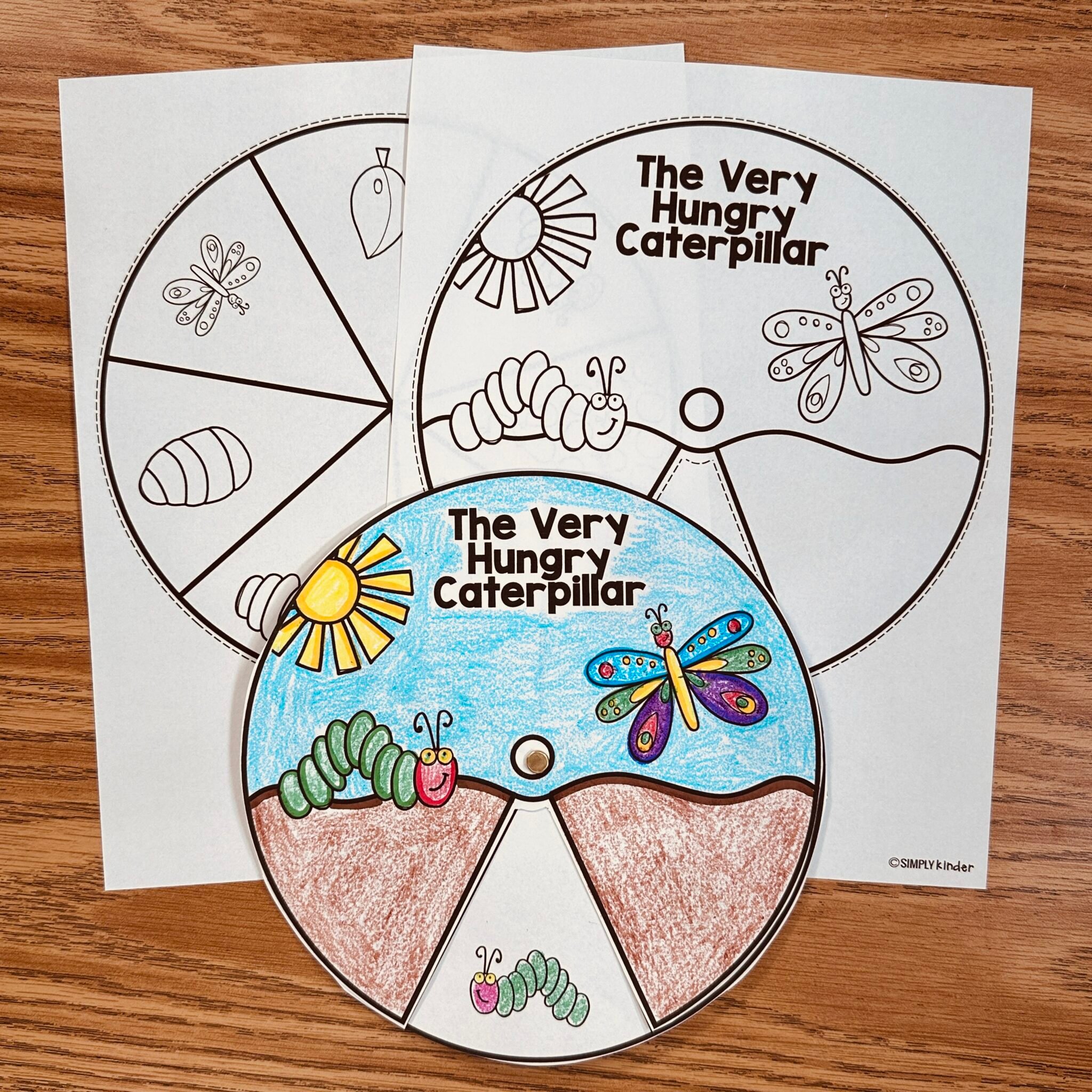 The Hungry Caterpillar Retelling Activity - Simply Kinder + Printable ...