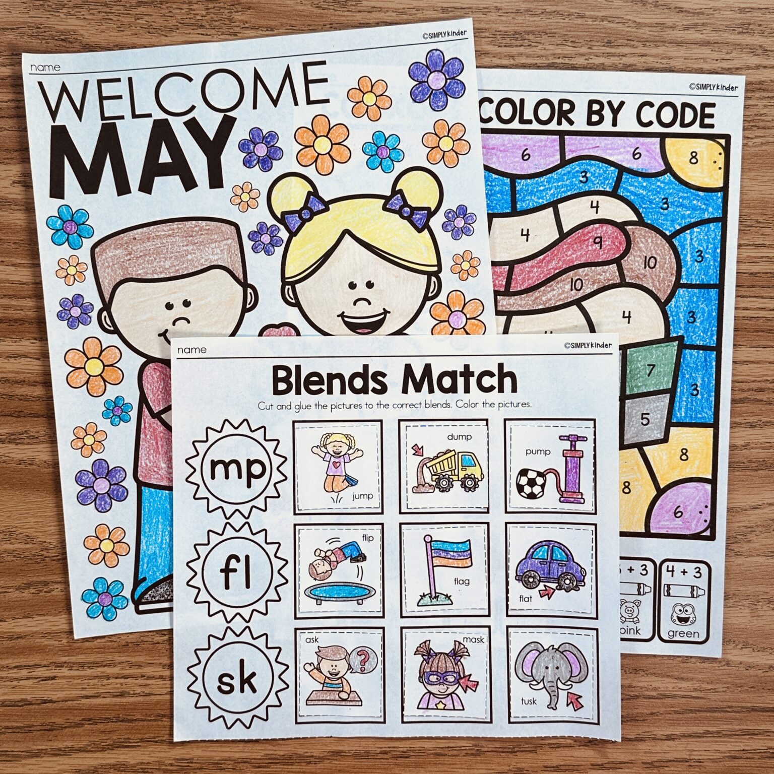 May No Prep Printables - Simply Kinder + Printable Membership