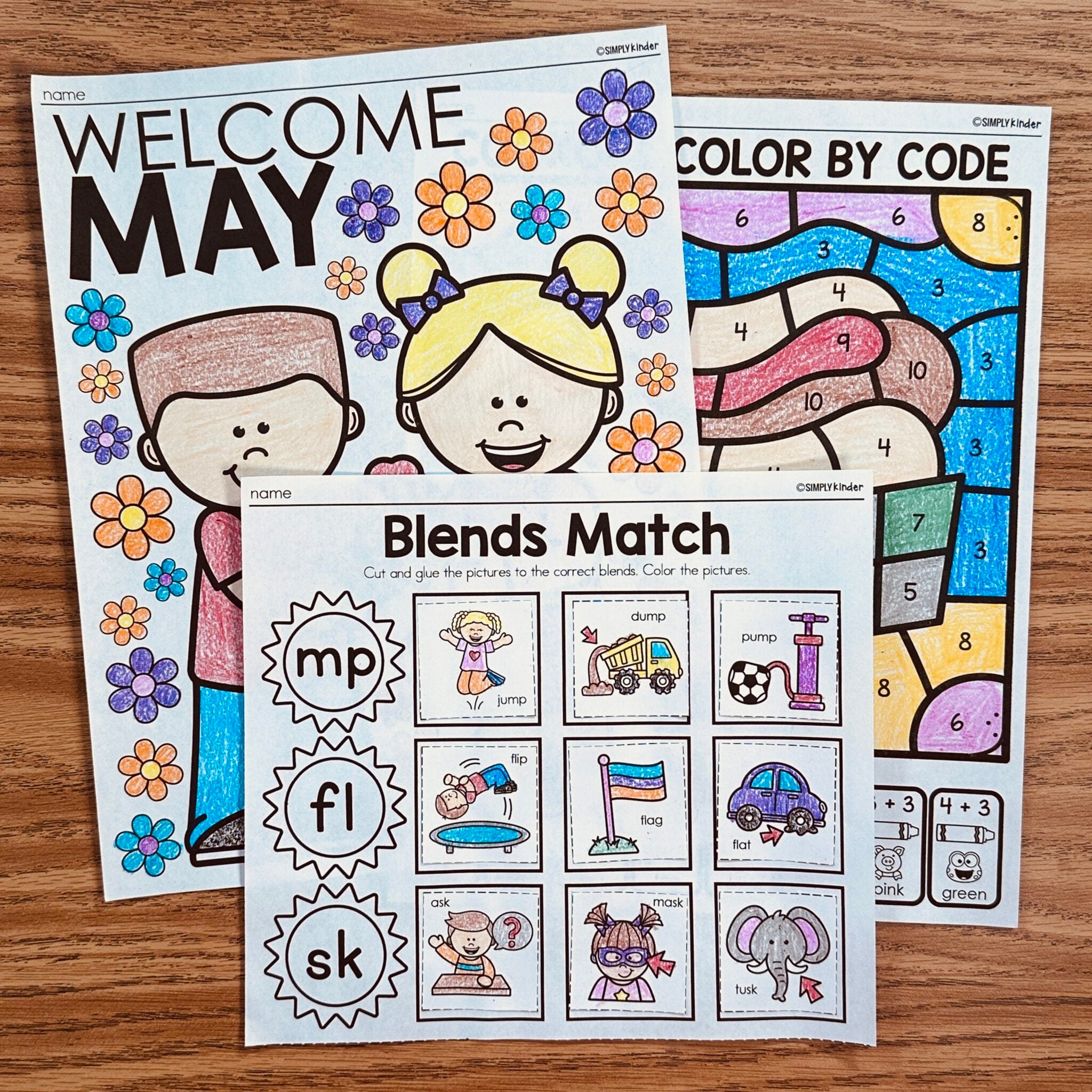 May No Prep Printables - Simply Kinder + Printable Membership