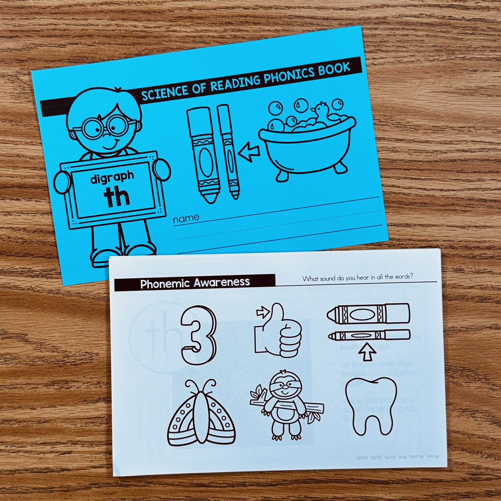 Digraphs TH Decoding Book - Simply Kinder + Printable Membership