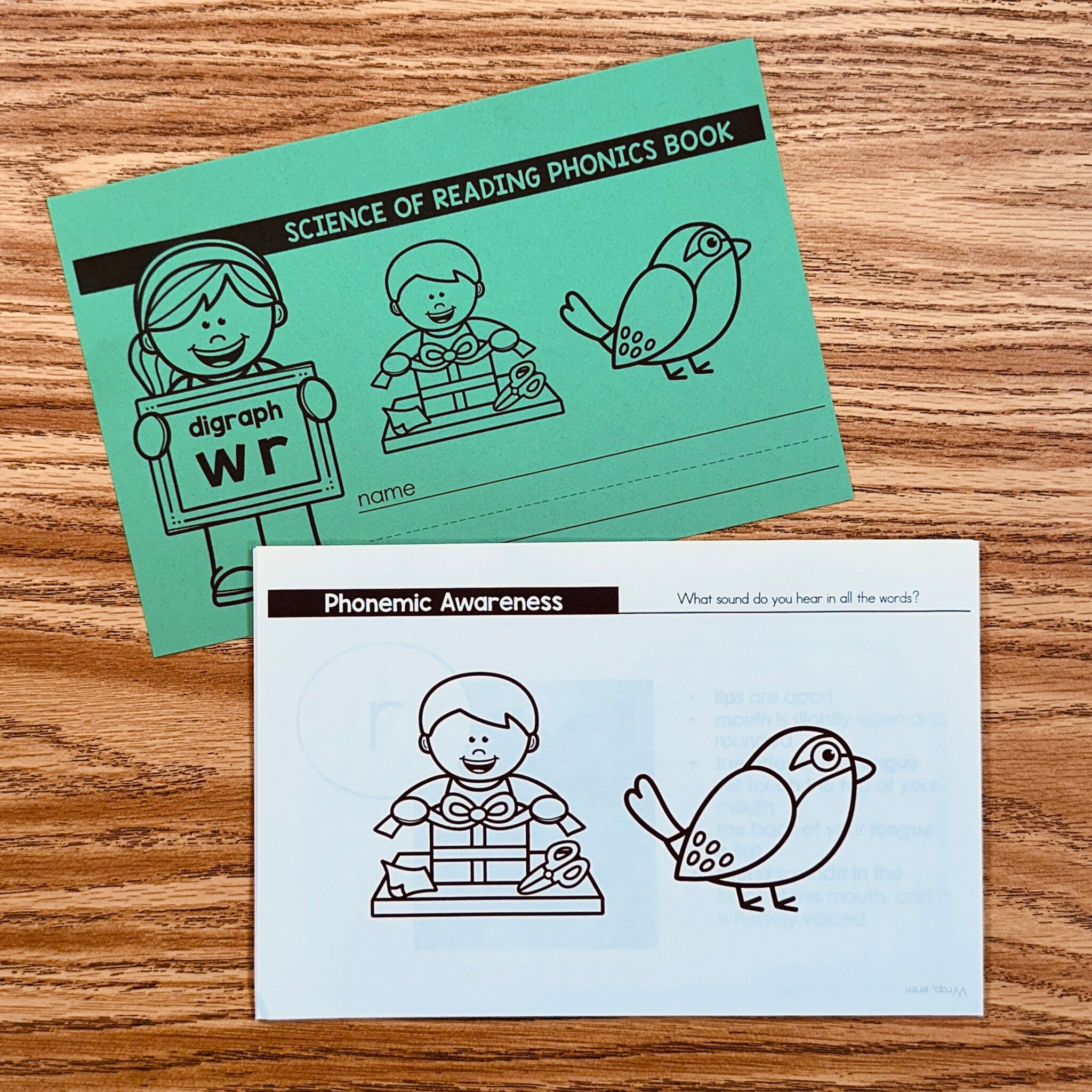 Digraphs WR Decoding Book - Simply Kinder + Printable Membership