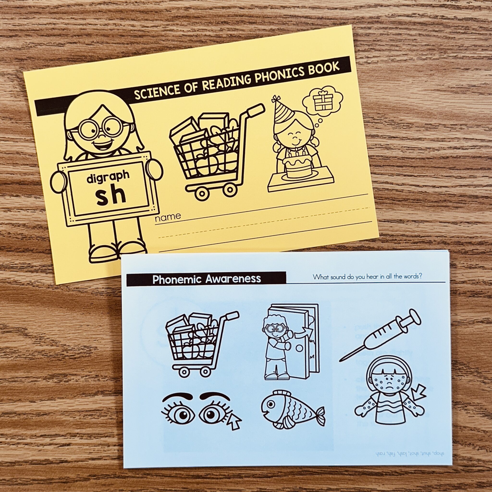 Digraphs SH Decoding Book - Simply Kinder + Printable Membership