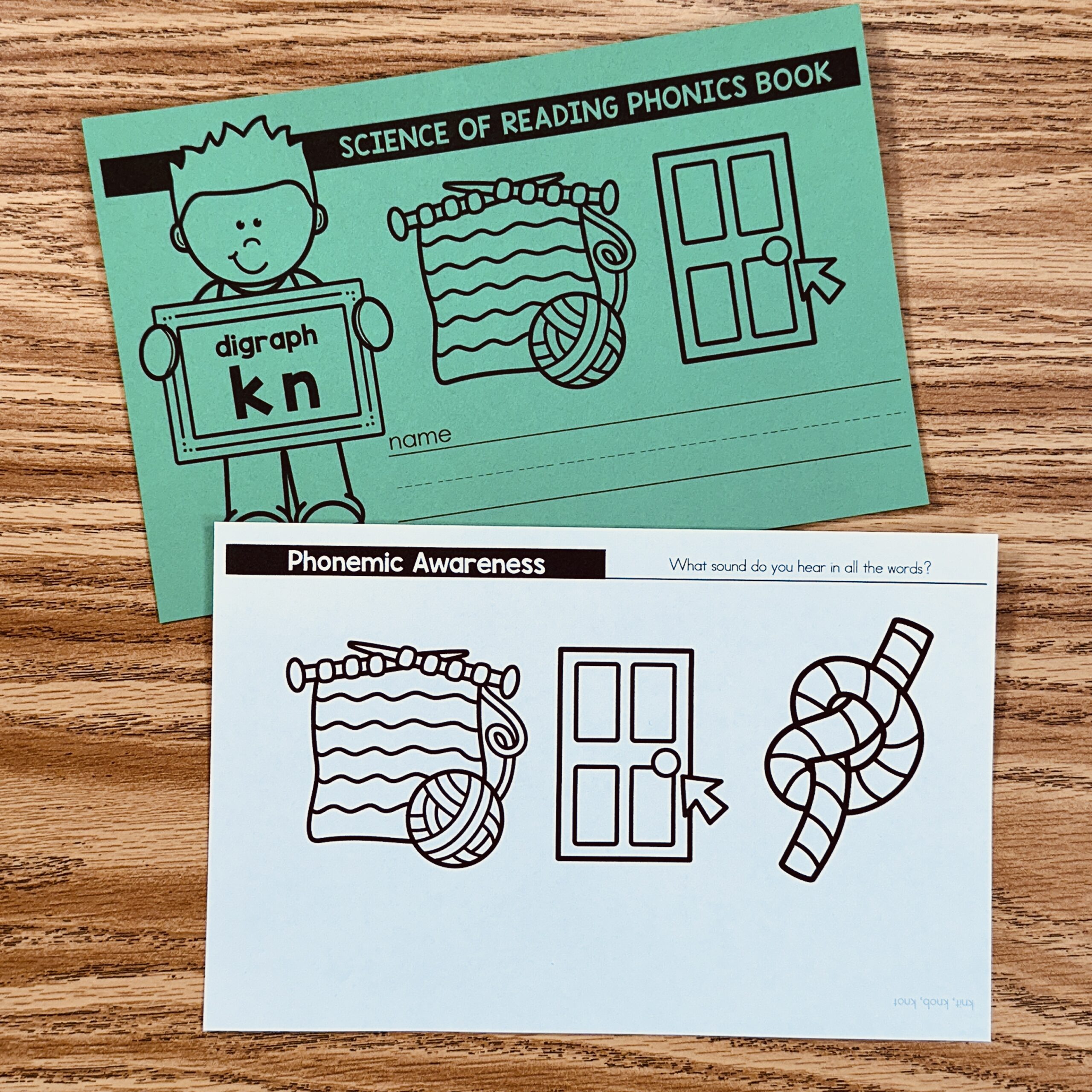 Digraphs KN Decoding Book - Simply Kinder + Printable Membership