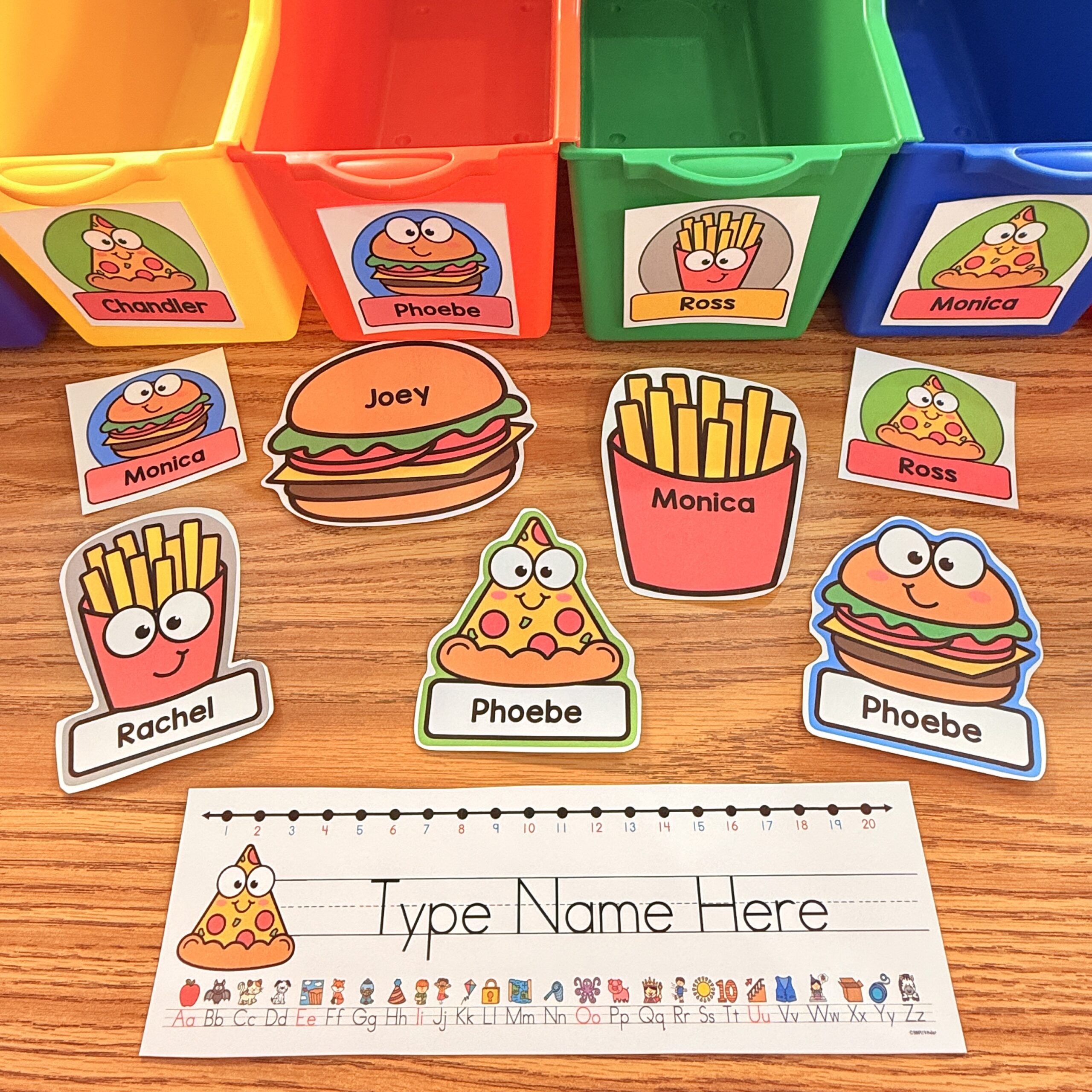Editable Food Name Tags and Labels - Simply Kinder + Printable Membership