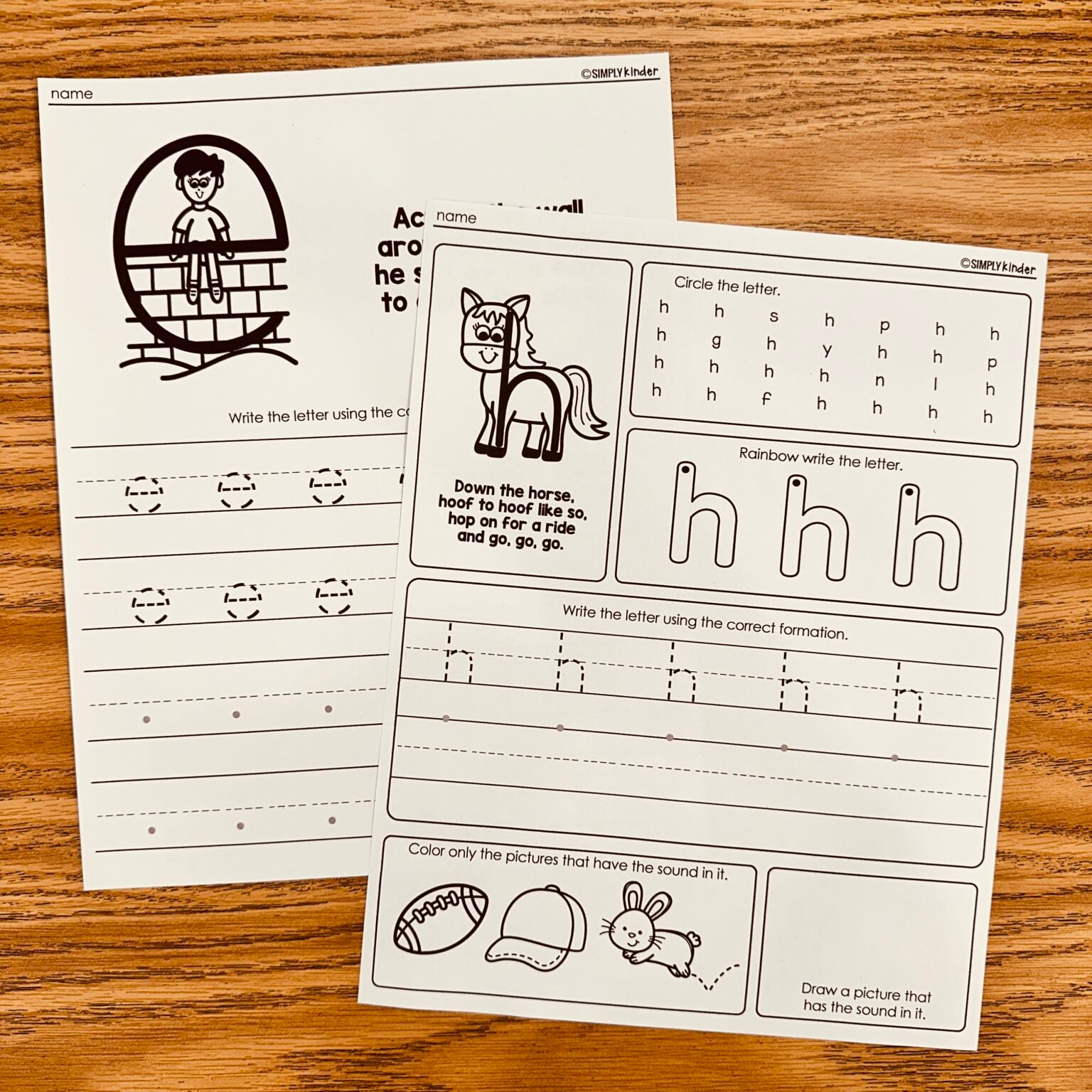 Lowercase Letter Tracing Worksheets with Alphabet Poems for Letter ...