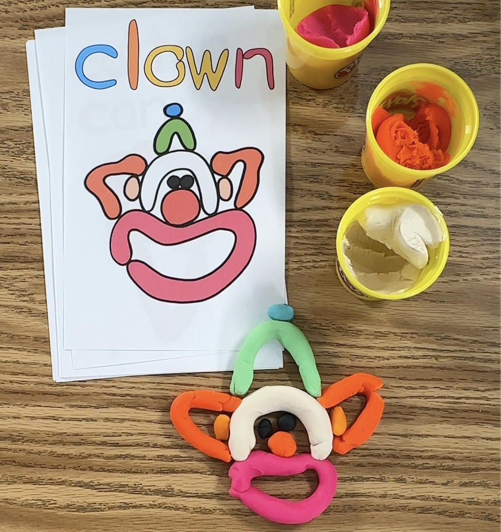 Circus Play Dough Center - Simply Kinder + Printable Membership