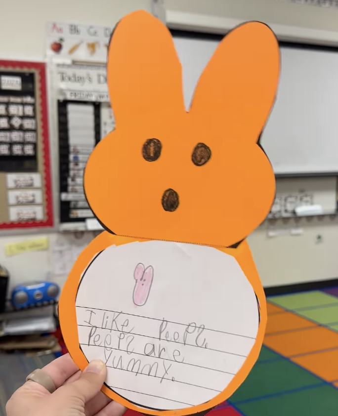 Easter Spring Marshmallow Writing - Simply Kinder + Printable Membership