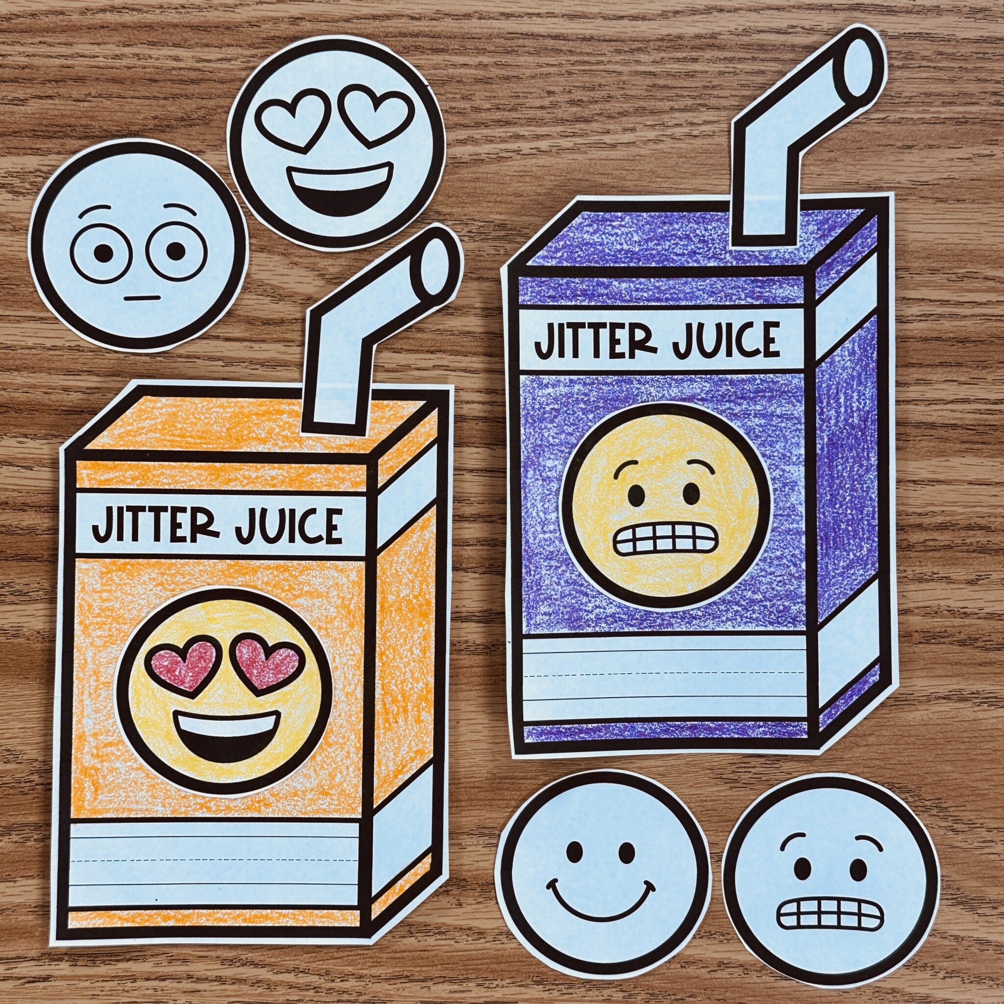 First Day Jitters - Jitter Juice Craft - Simply Kinder + Printable ...