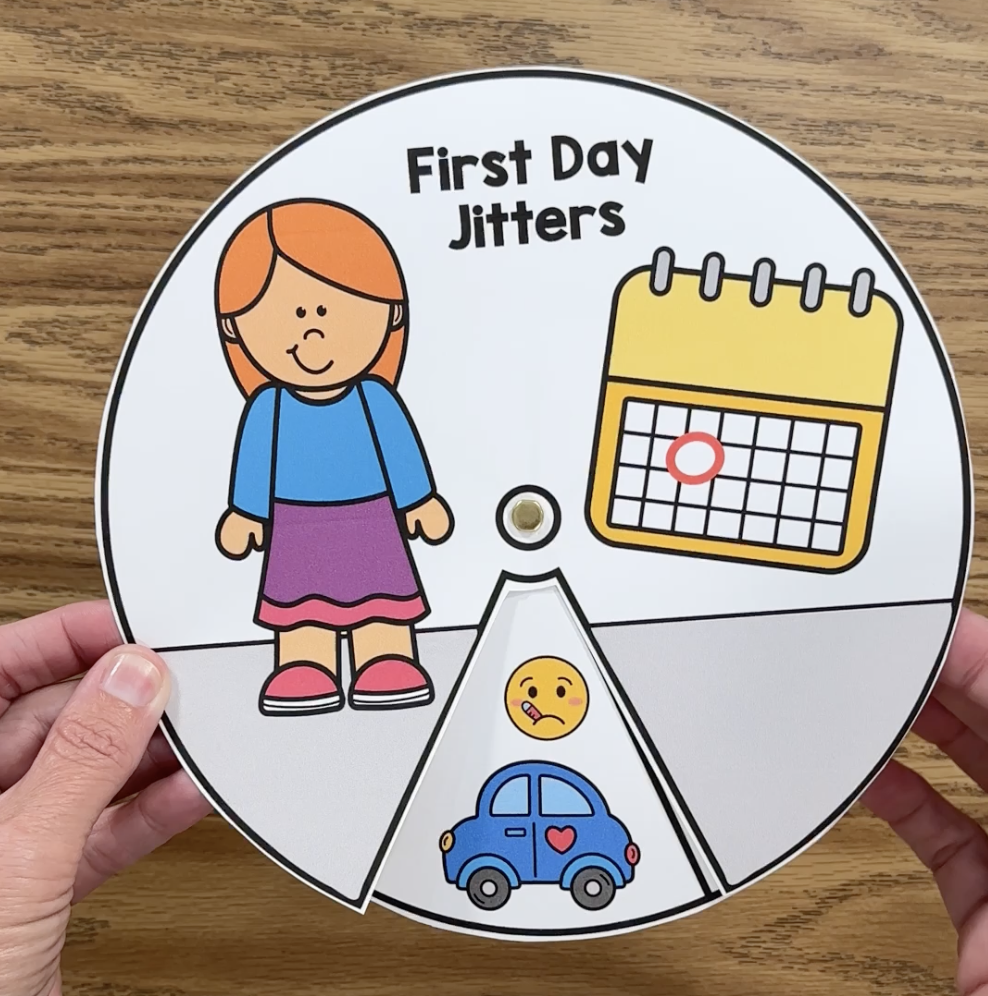 First Day Jitters Feelings Printables and Graph - Simply Kinder ...