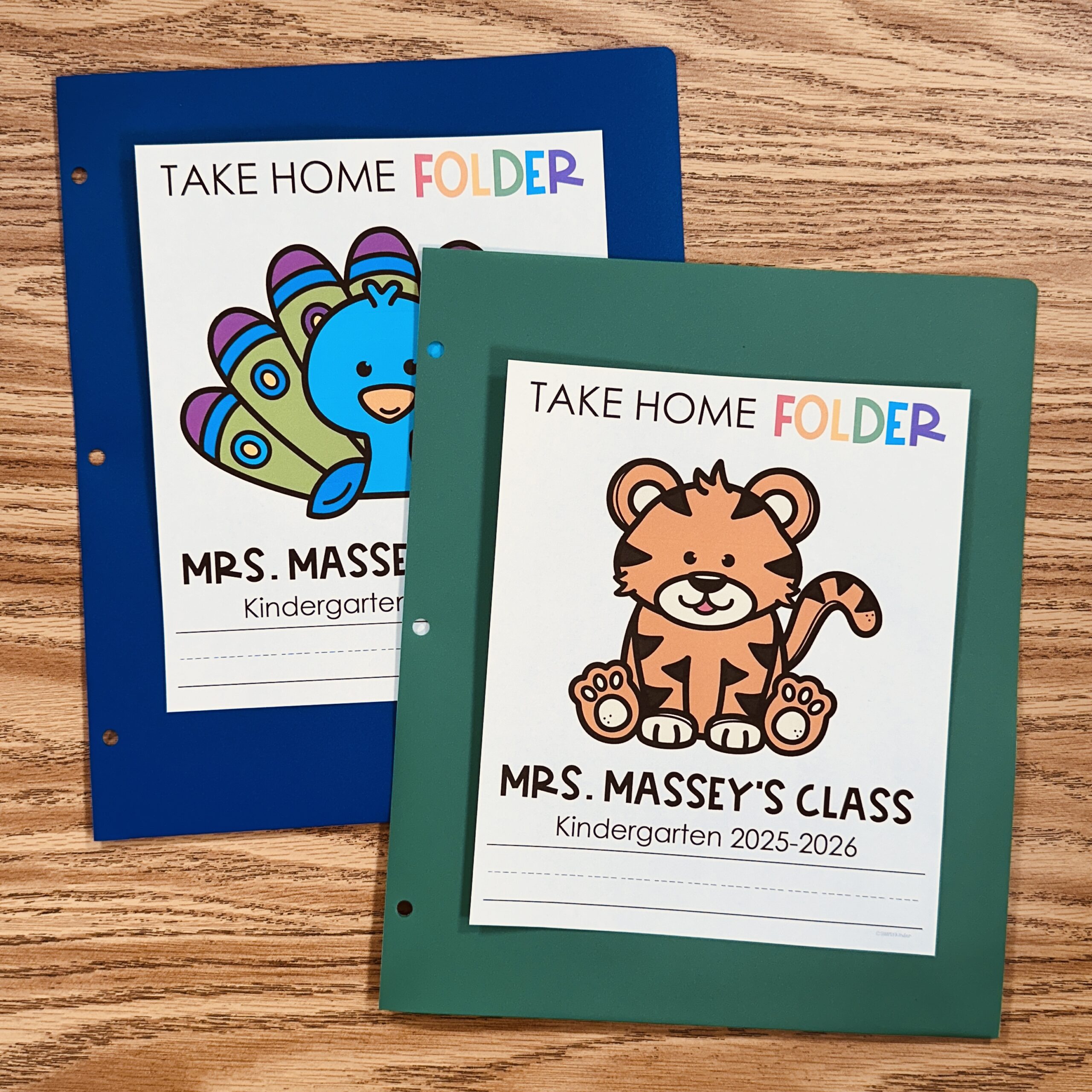 Take Home Folder Covers - Simply Kinder + Printable Membership