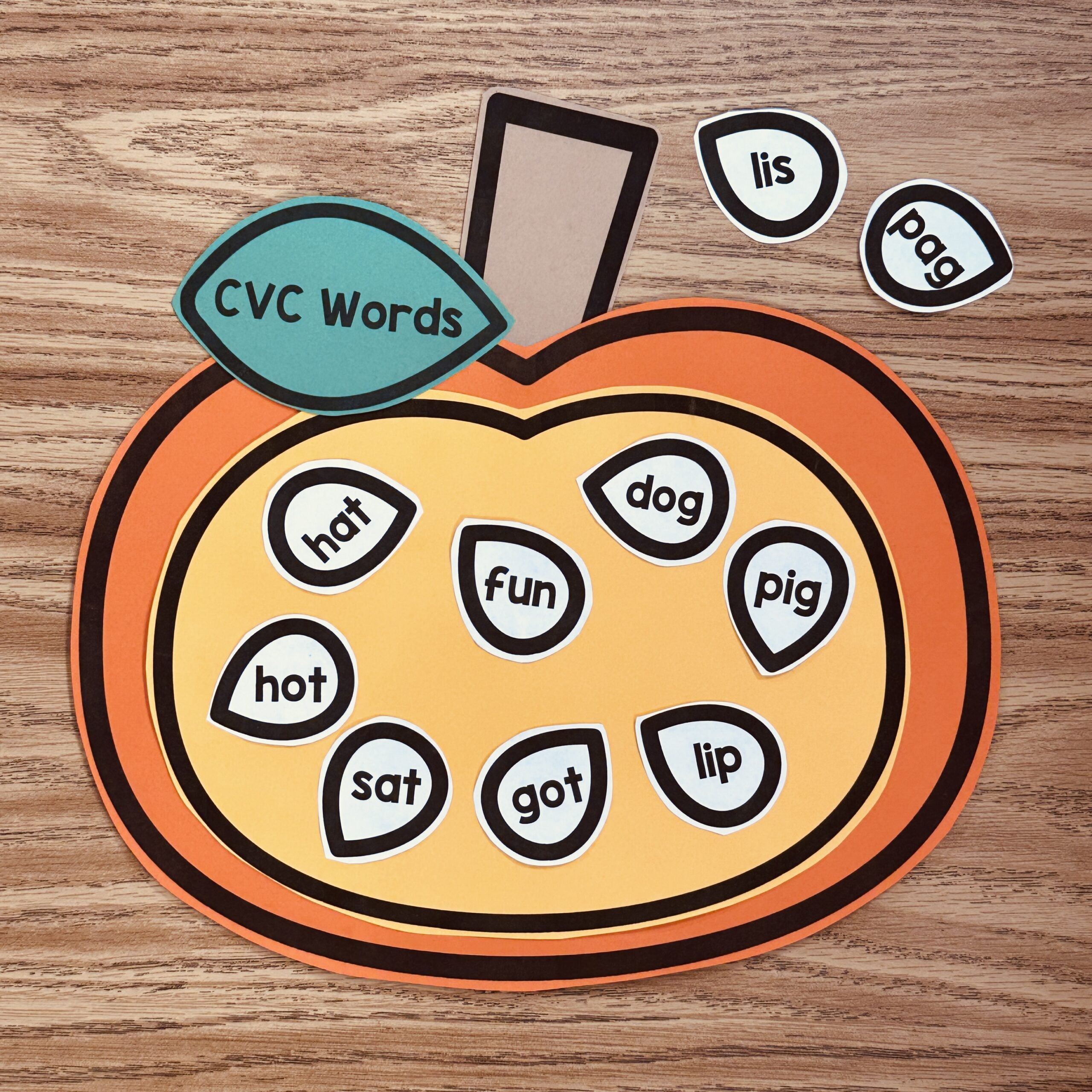 Pumpkin Editable Name Craft, Fall Craft - Simply Kinder + Printable ...