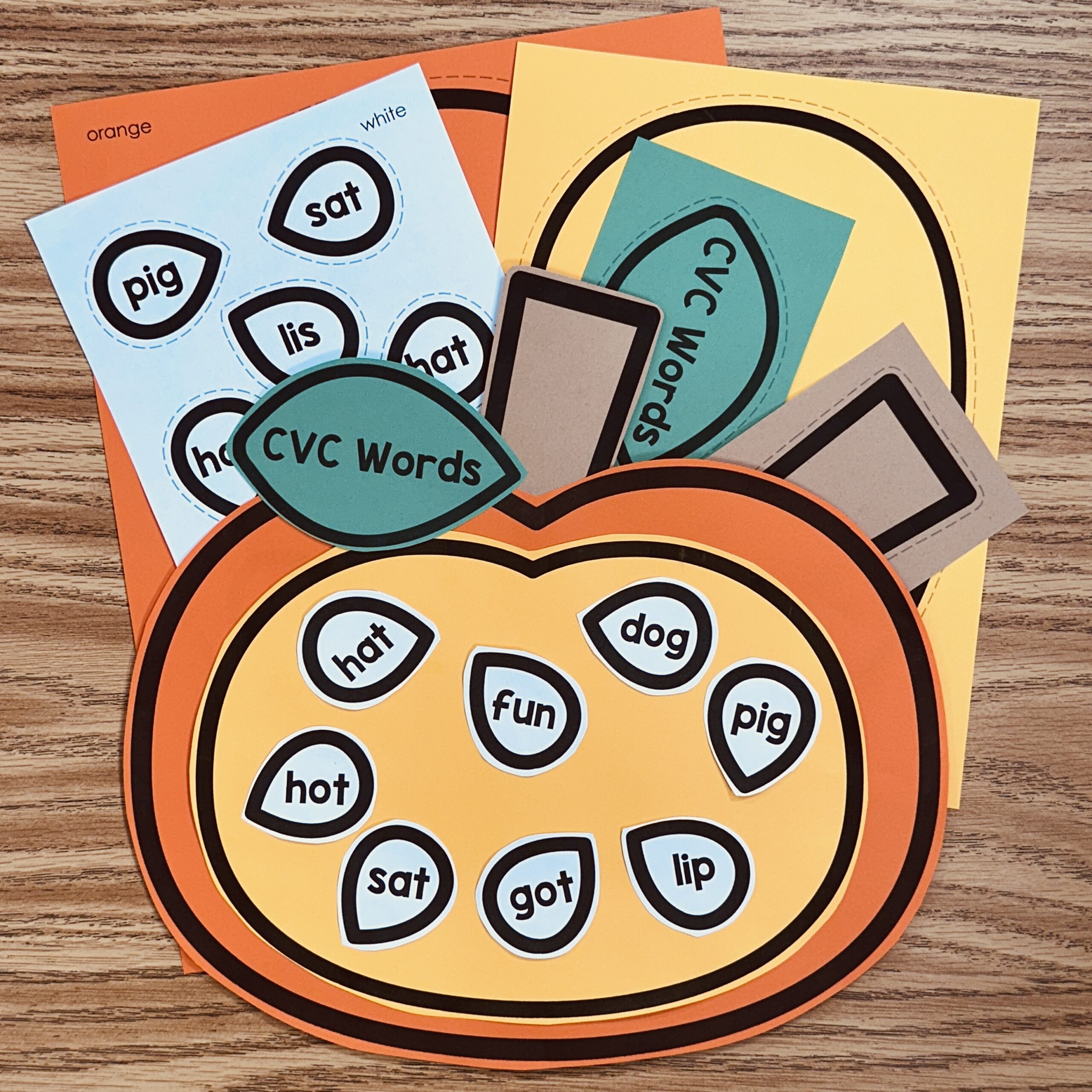 Pumpkin Editable Name Craft, Fall Craft - Simply Kinder + Printable ...