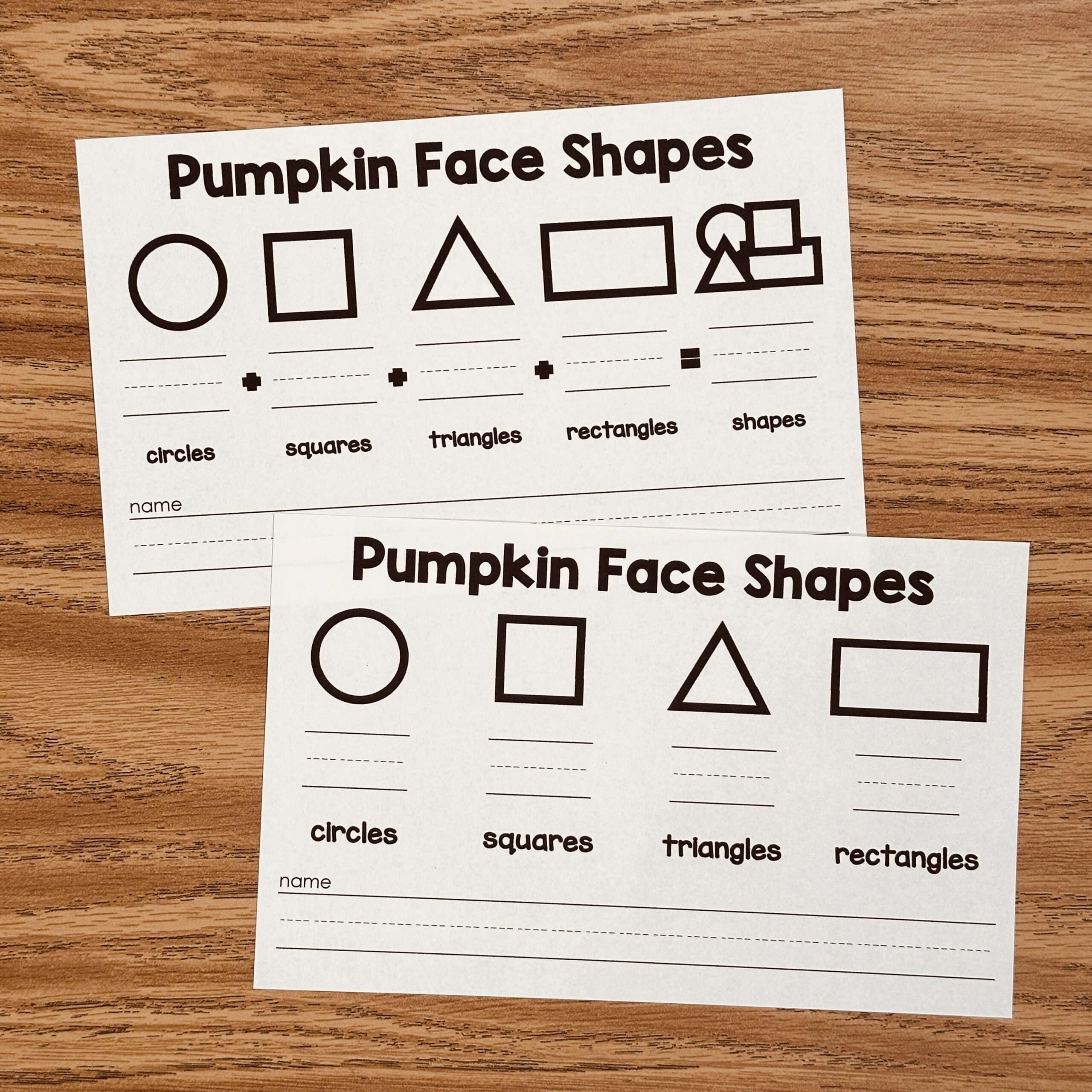 Pumpkin Editable Name Craft, Fall Craft - Simply Kinder + Printable ...