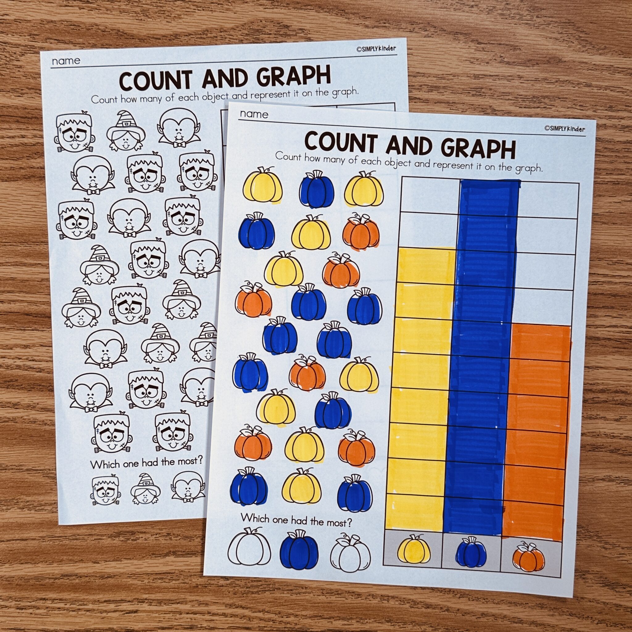 October Graphs - Simply Kinder + Printable Membership
