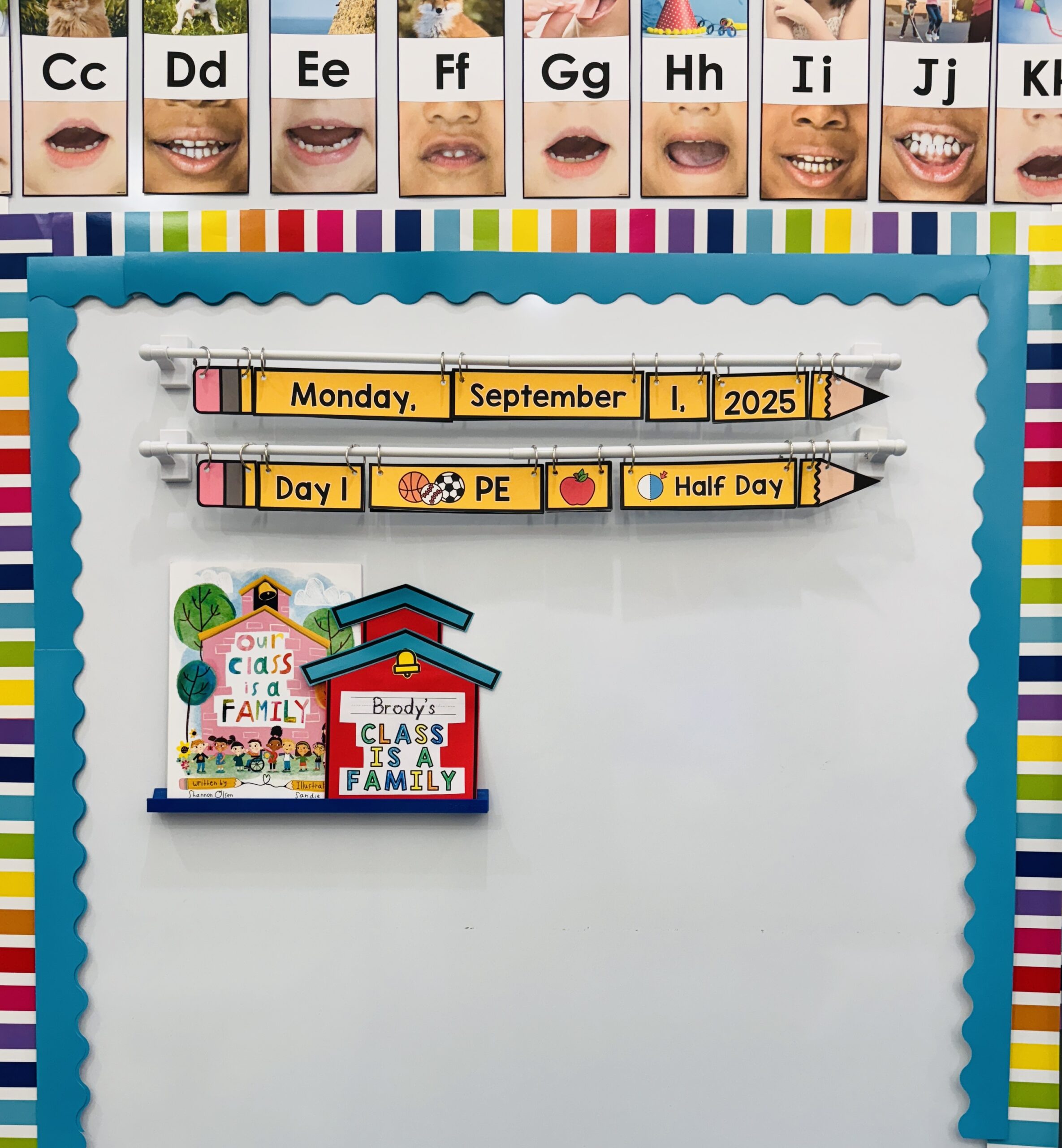 Pencil Flip Editable Calendar - Simply Kinder + Printable Membership