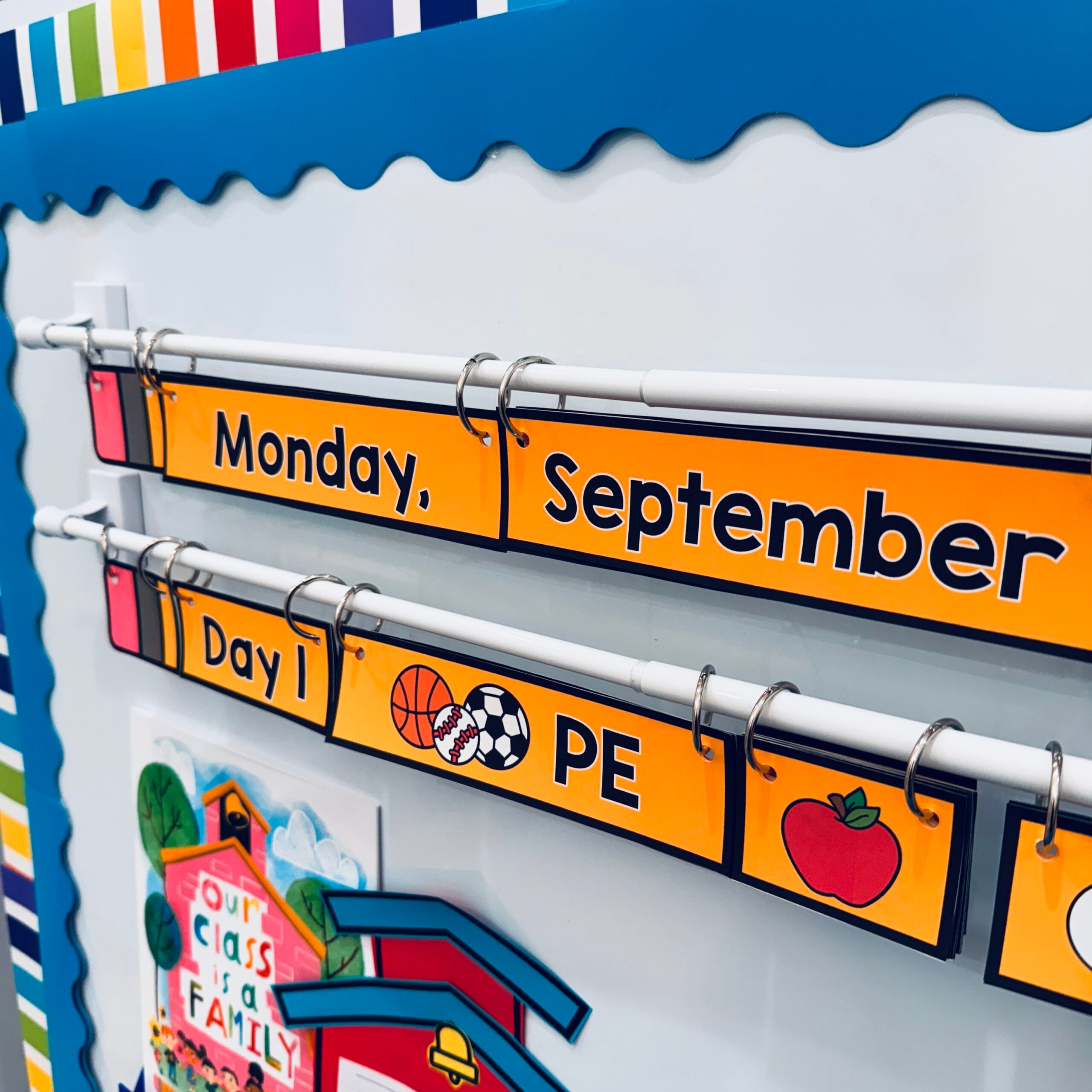 Pencil Flip Editable Calendar - Simply Kinder + Printable Membership