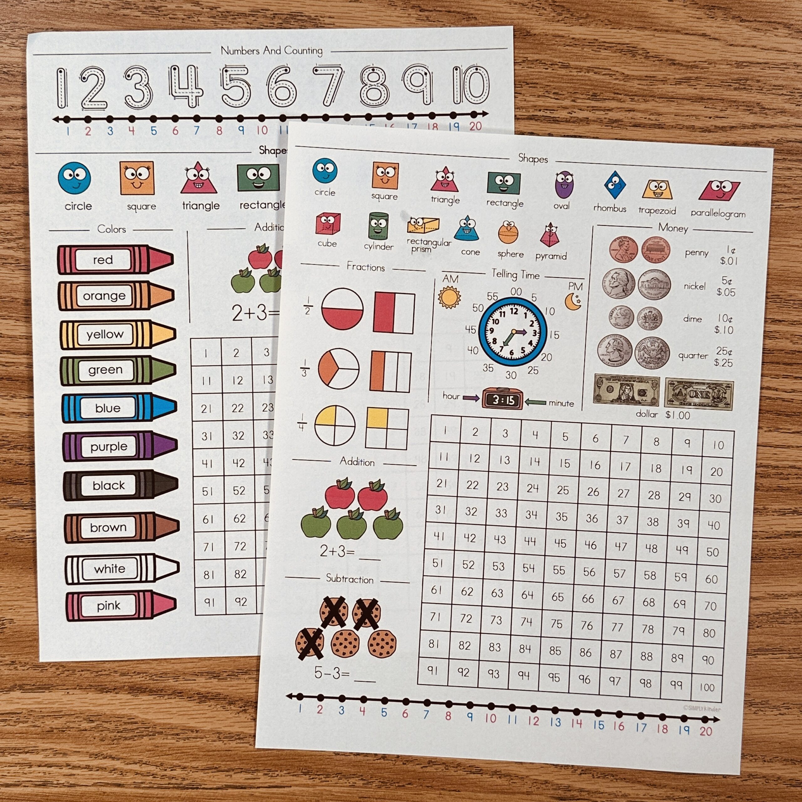 Homework Helper Cards - Simply Kinder + Printable Membership