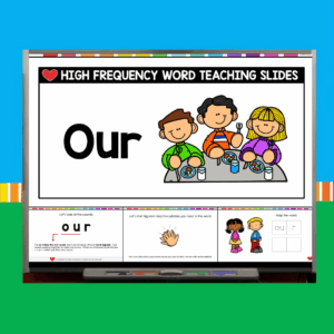 Our Sight Word Teaching Slides - Simply Kinder + Printable Membership