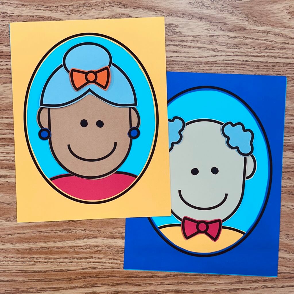 Grandparents Day Craft - Simply Kinder + Printable Membership