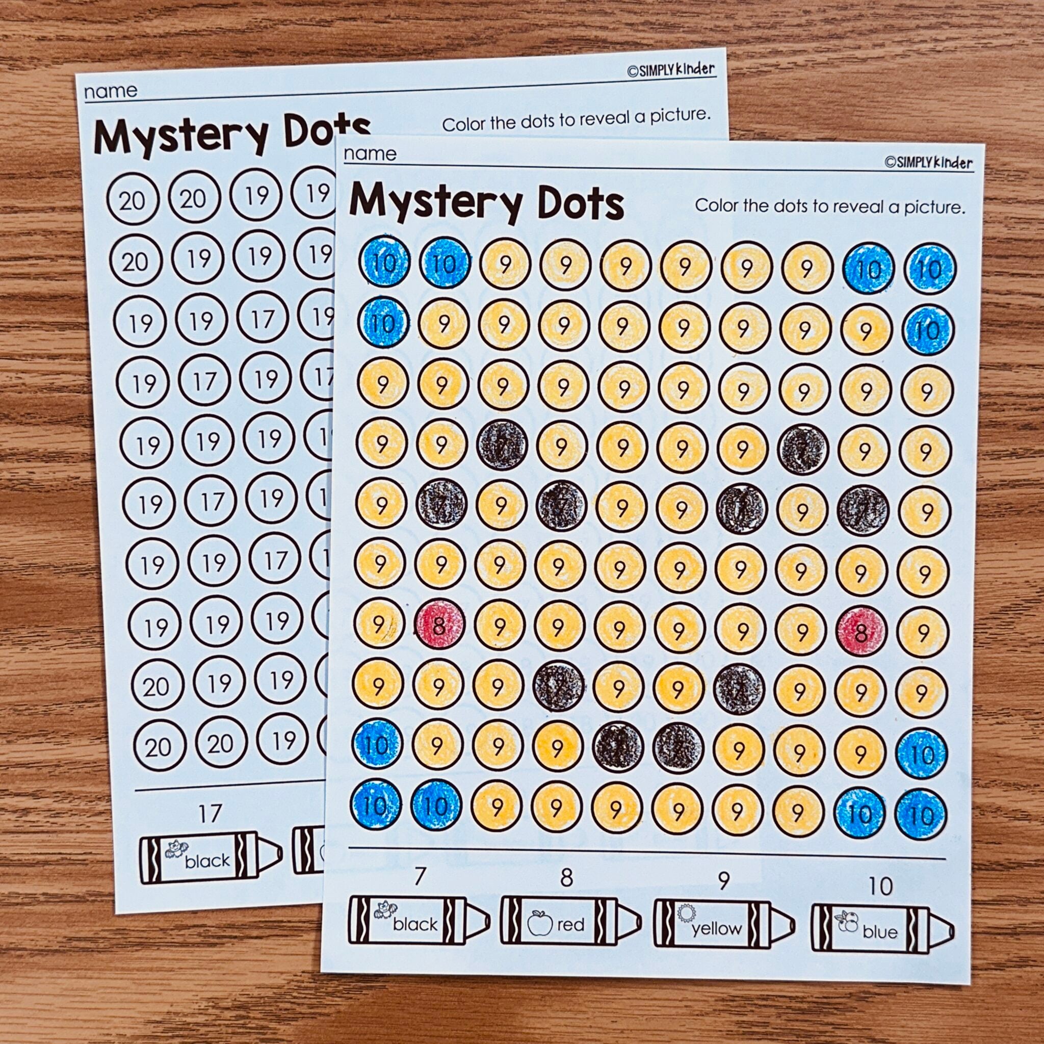 The Dot Mystery Dots - Simply Kinder + Printable Membership