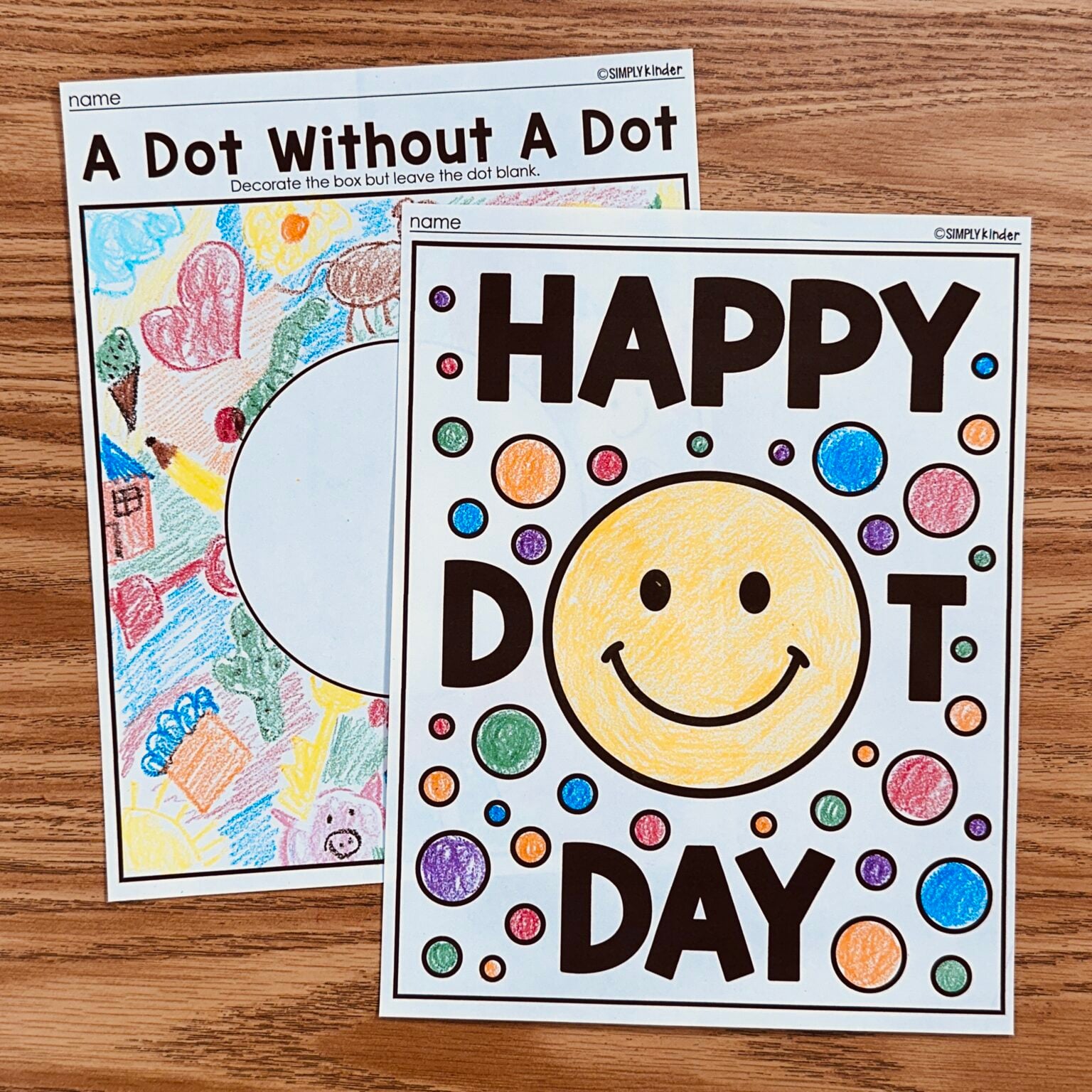 The Dot Art Printables - Simply Kinder + Printable Membership