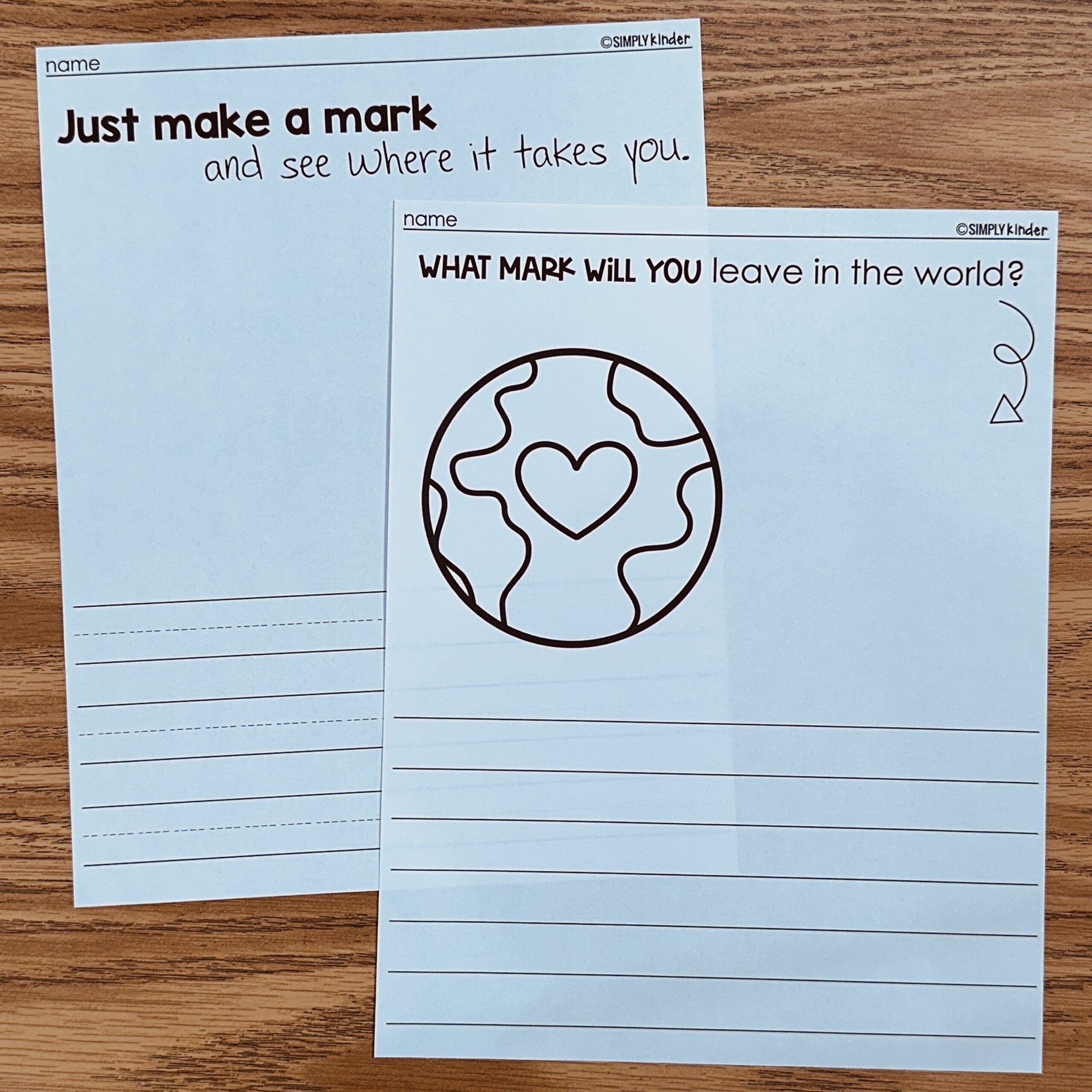 The Dot Writing Printables - Simply Kinder + Printable Membership