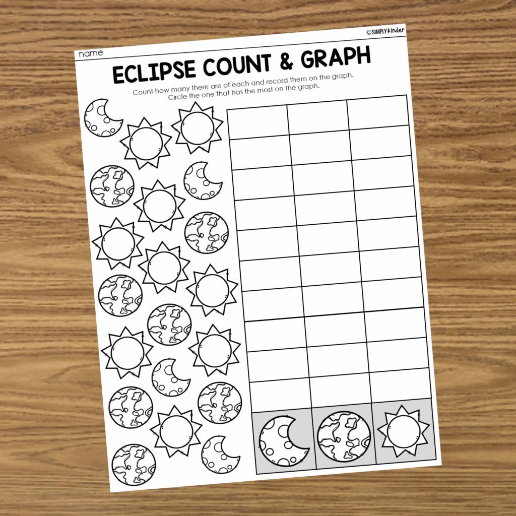 Eclipse Graph Printable - Simply Kinder + Printable Membership