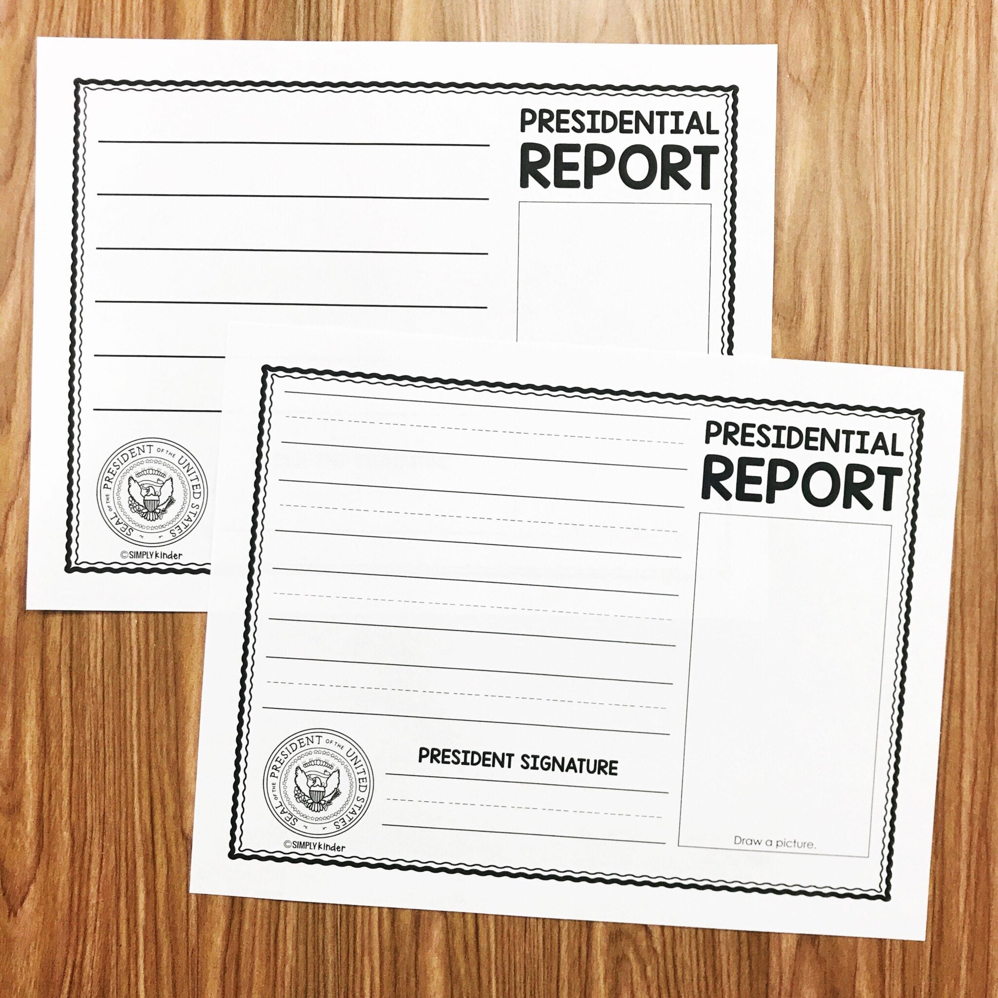 FREE President Report - Simply Kinder + Printable Membership