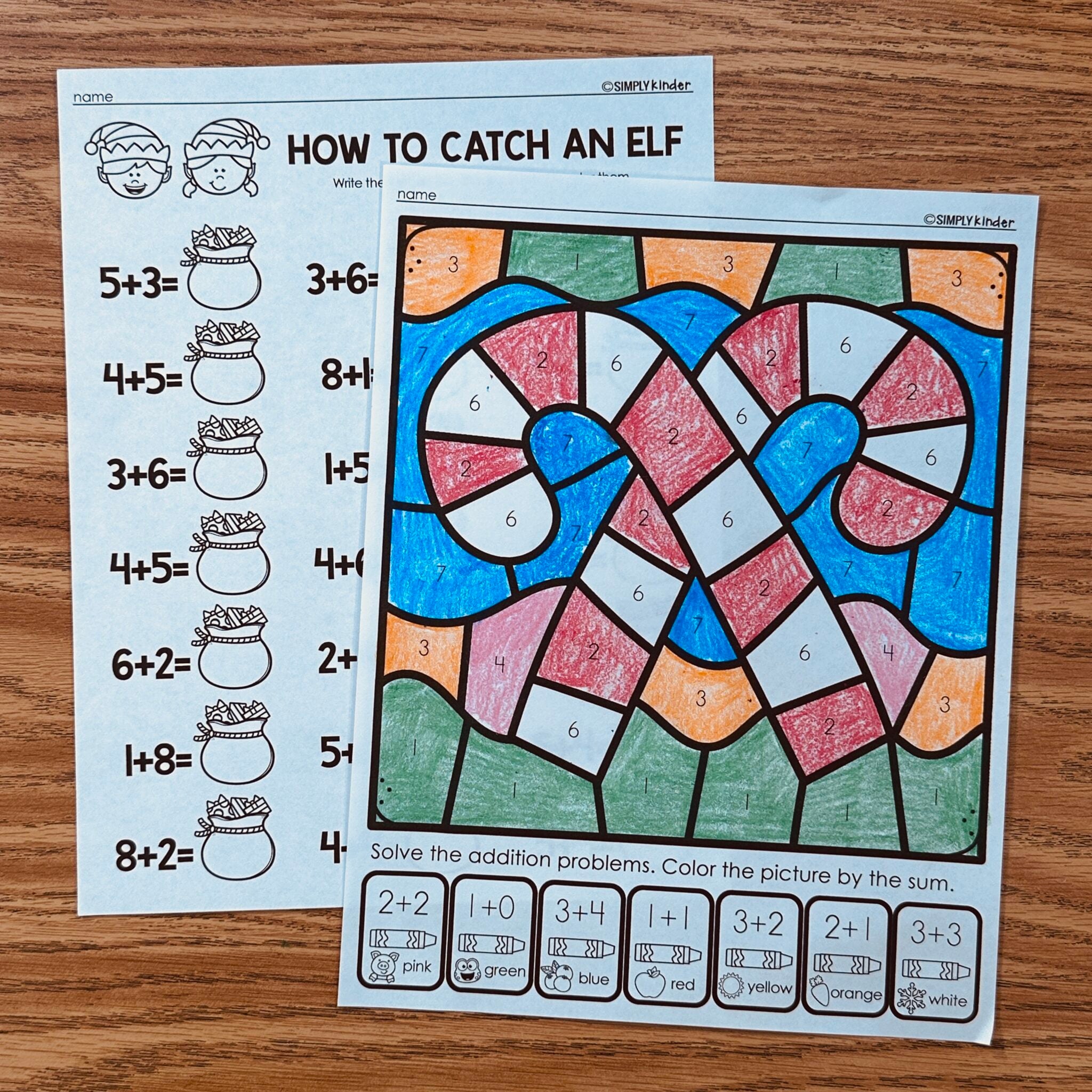 How To Catch An Elf Addition Printables - Simply Kinder + Printable ...