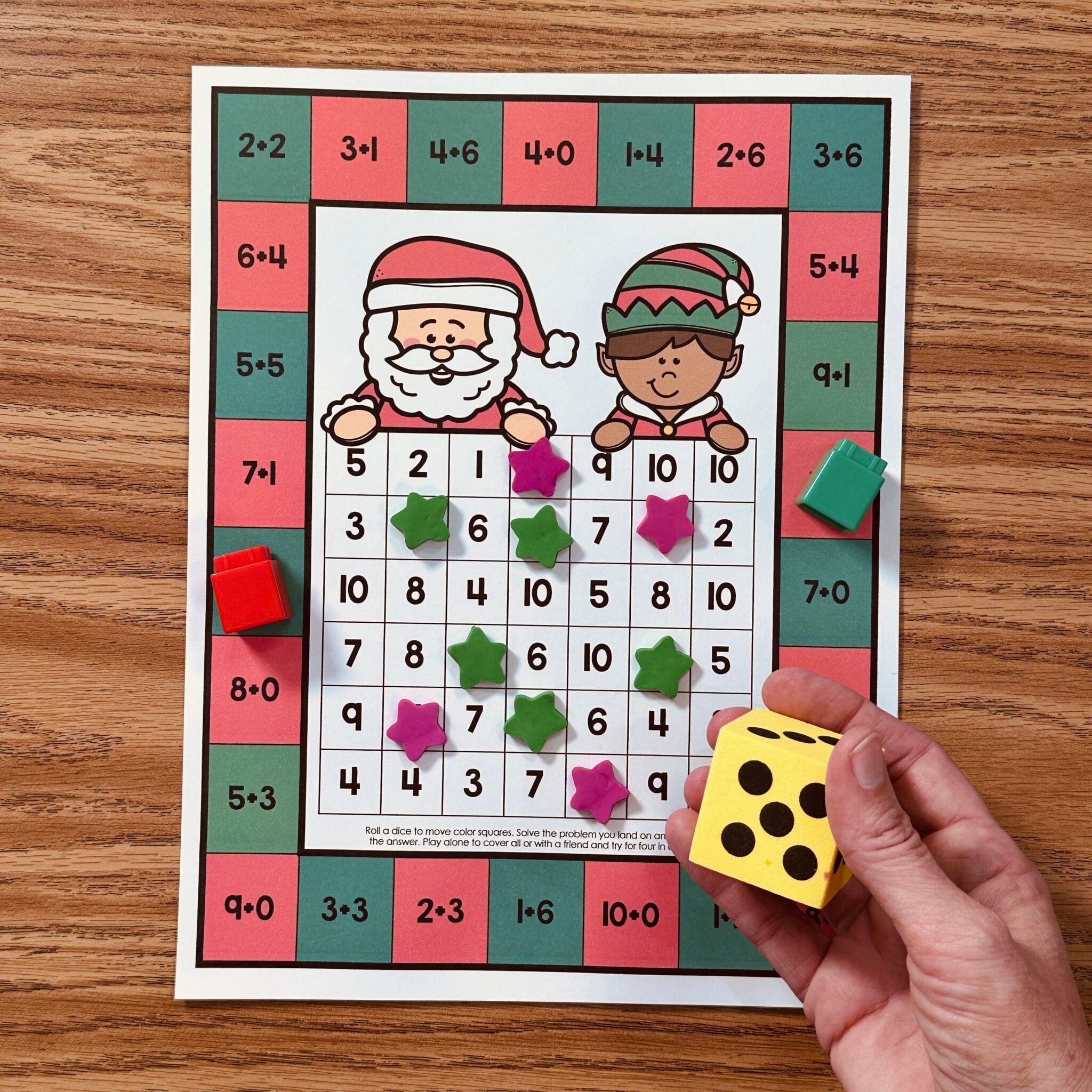 How To Catch An Elf Addition Center - Simply Kinder + Printable Membership