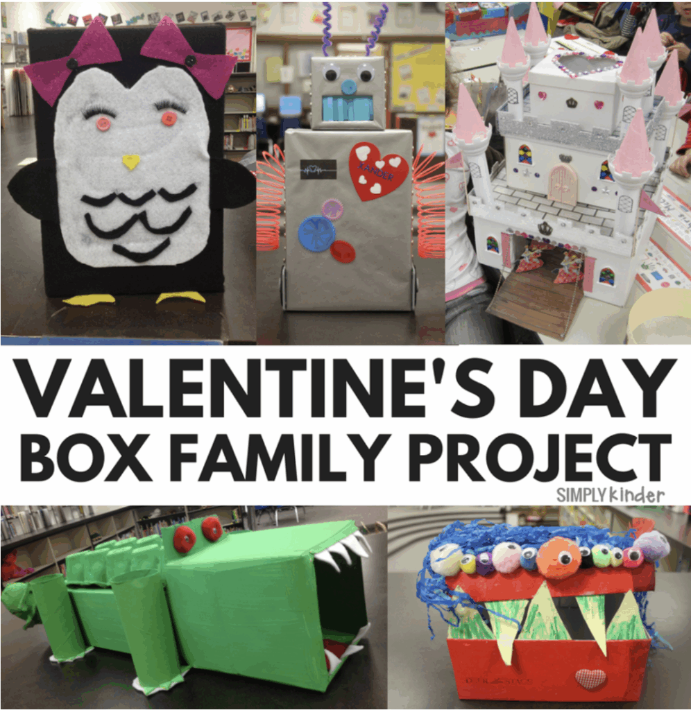 Valentine's Box Family Project Free Printable - Simply Kinder ...