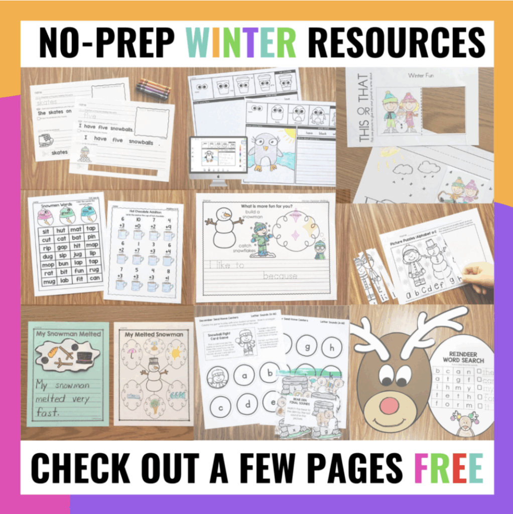 FREE December Bundle Sample - Simply Kinder + Printable Membership