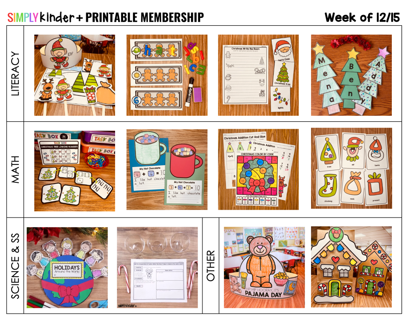 Weekly Planner - Simply Kinder + Printable Membership