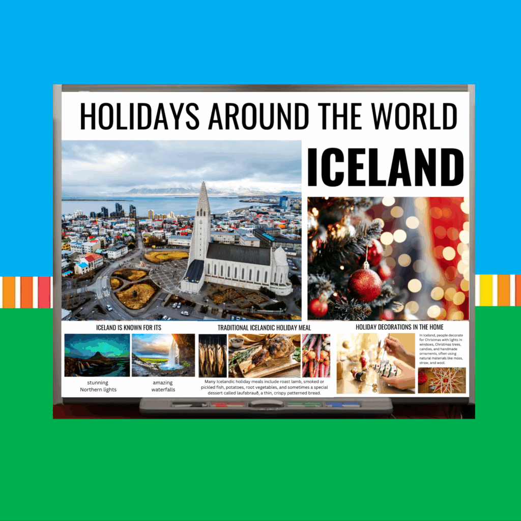 Holidays Around the World Iceland Teaching Slides - Simply Kinder ...