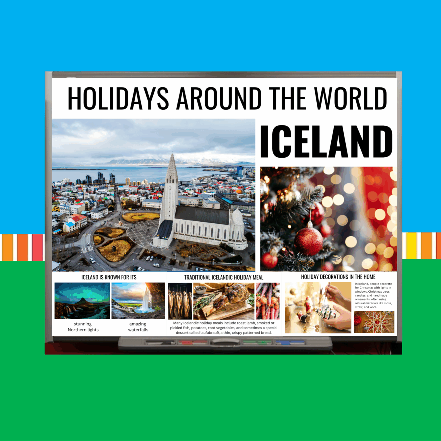 Holidays Around the World Iceland Teaching Slides - Simply Kinder ...