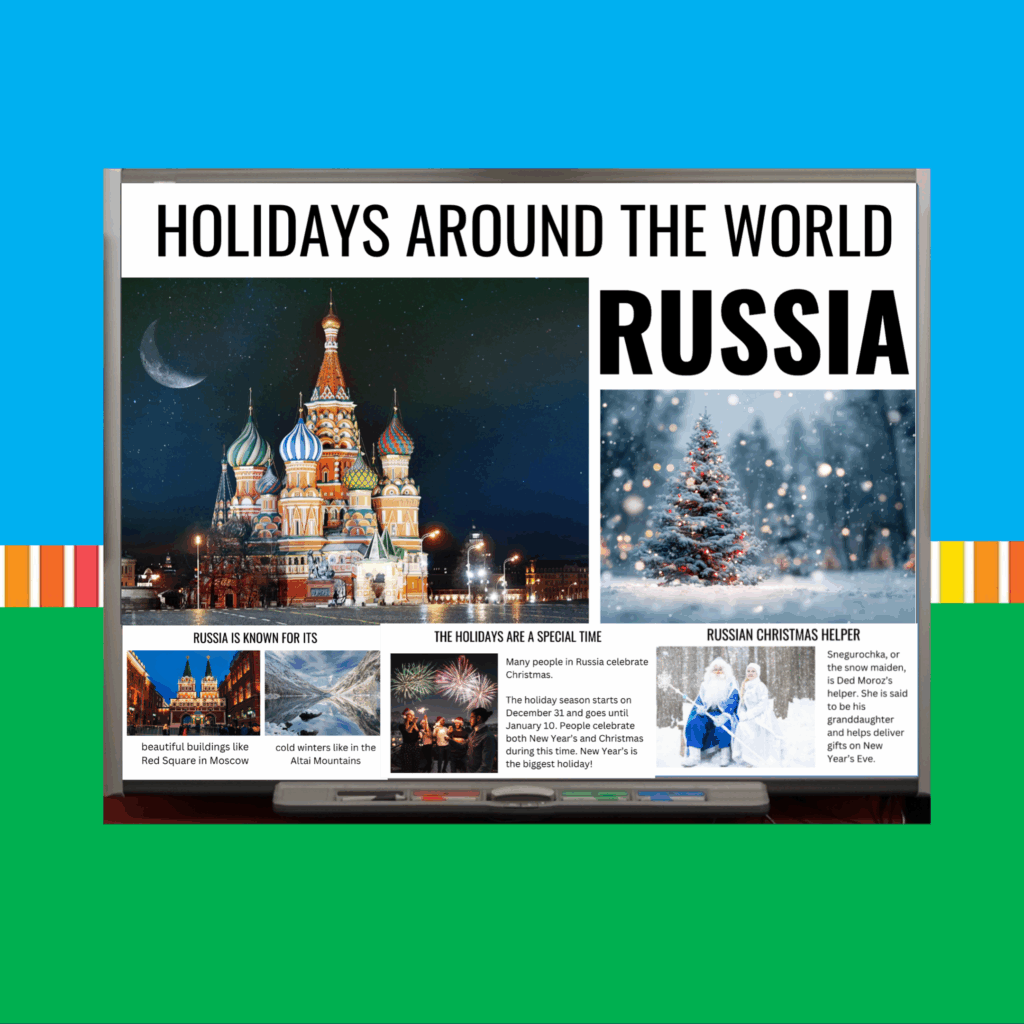 Holidays Around the World Russia Teaching Slides - Simply Kinder ...