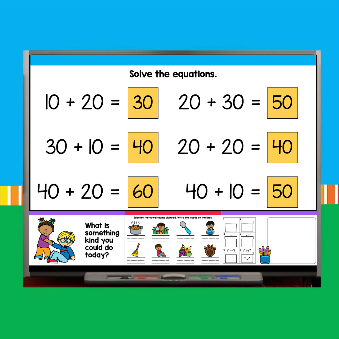 February Morning Meeting Slides First Grade - Simply Kinder + Printable ...