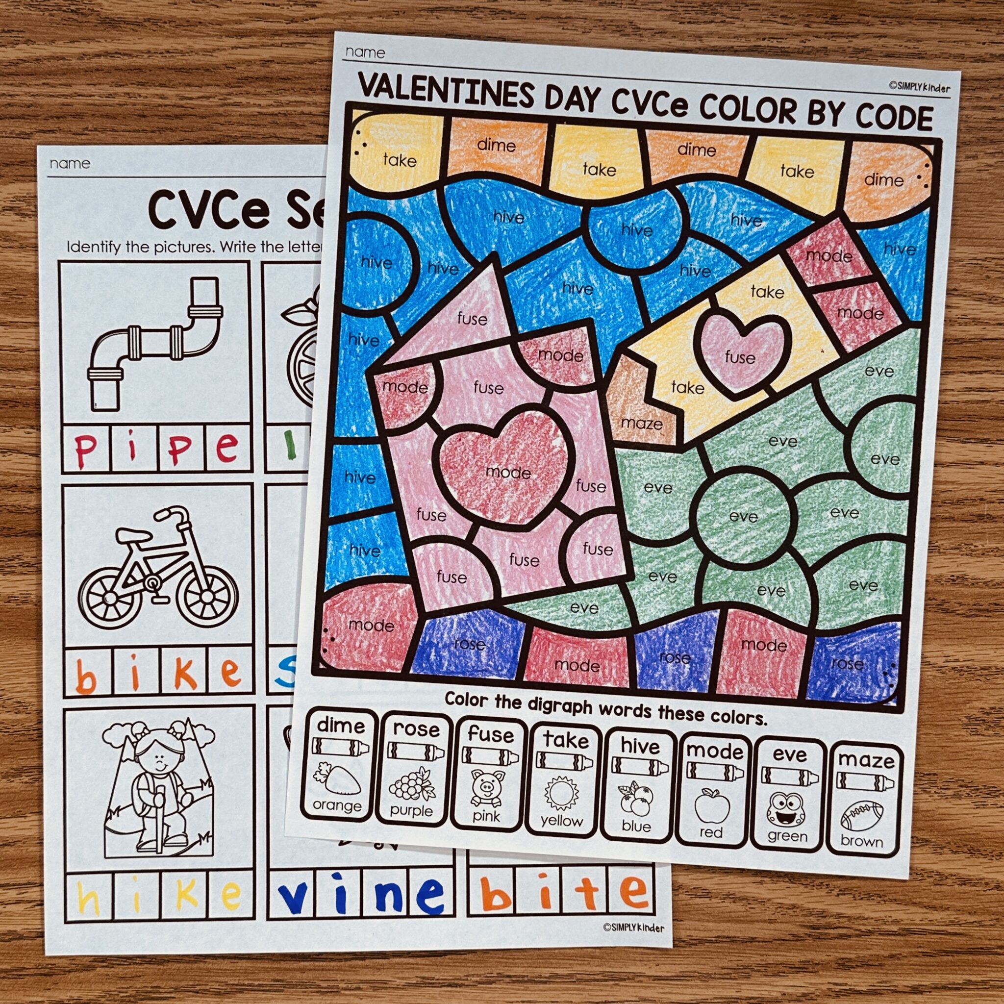 February CVCe Printables - Simply Kinder + Printable Membership