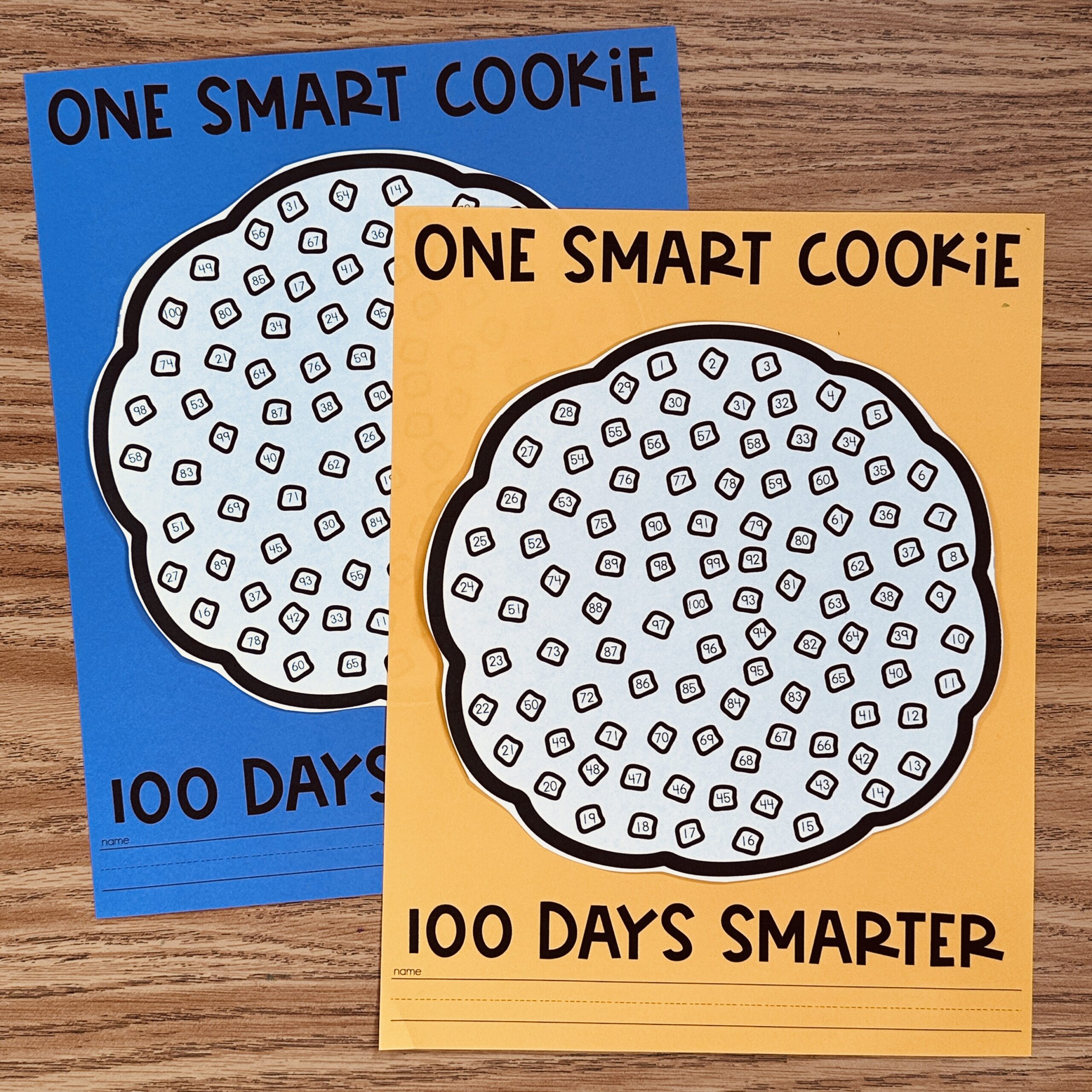 Smart Cookie 100th Day Bulletin Board Craft - Simply Kinder + Printable ...