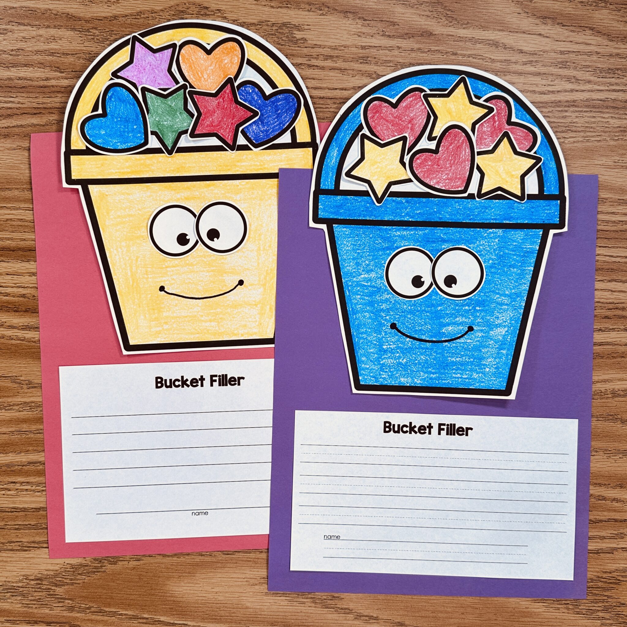 Bucket Filler Bulletin Board Or Craft - Simply Kinder + Printable ...