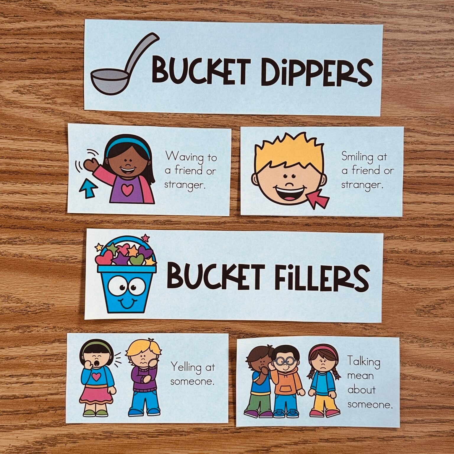 Bucket Filler Filler And Dipper Sort - Simply Kinder + Printable Membership