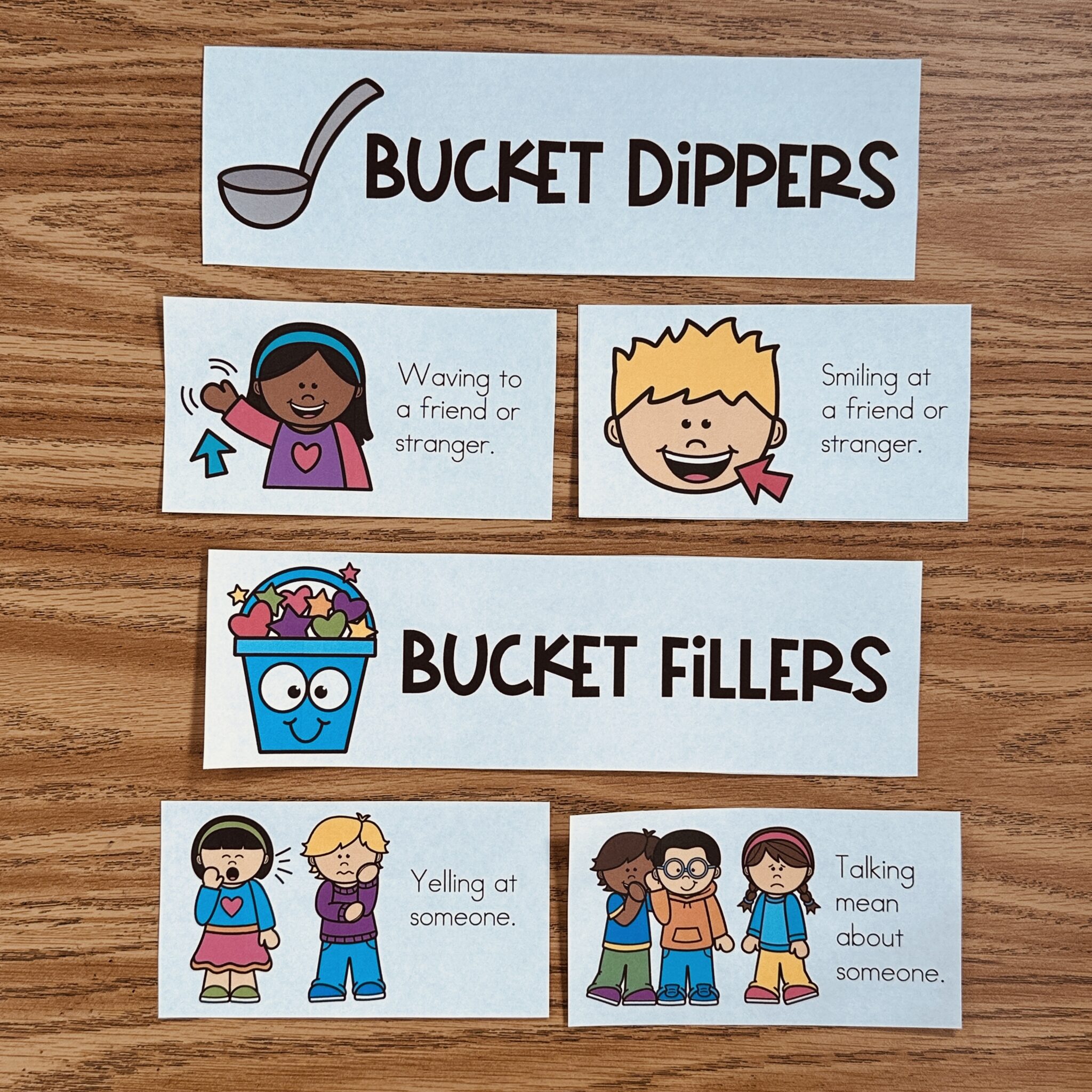 Bucket Filler Filler And Dipper Sort - Simply Kinder + Printable Membership