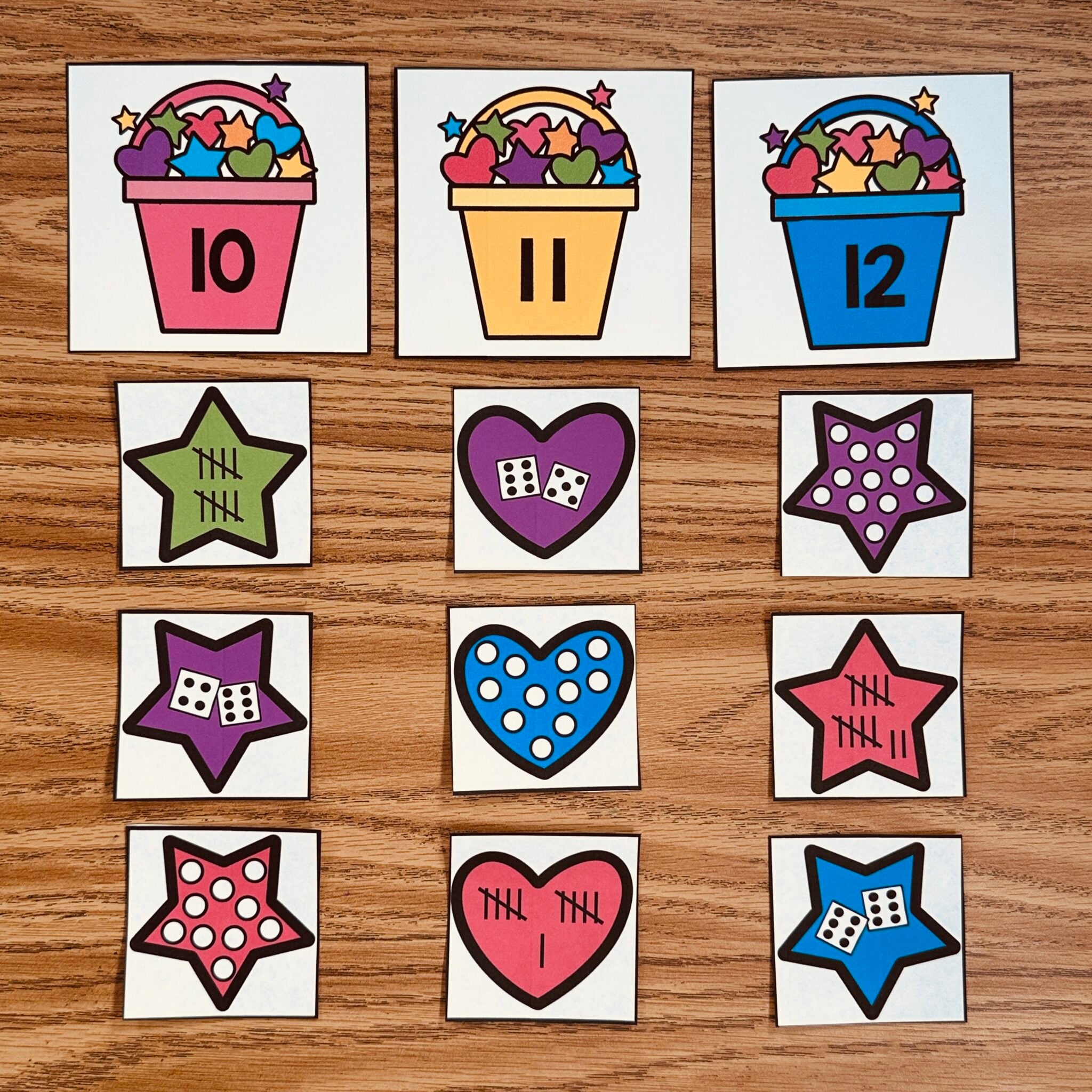 Bucket Filler Counting Center Cards - Simply Kinder + Printable Membership