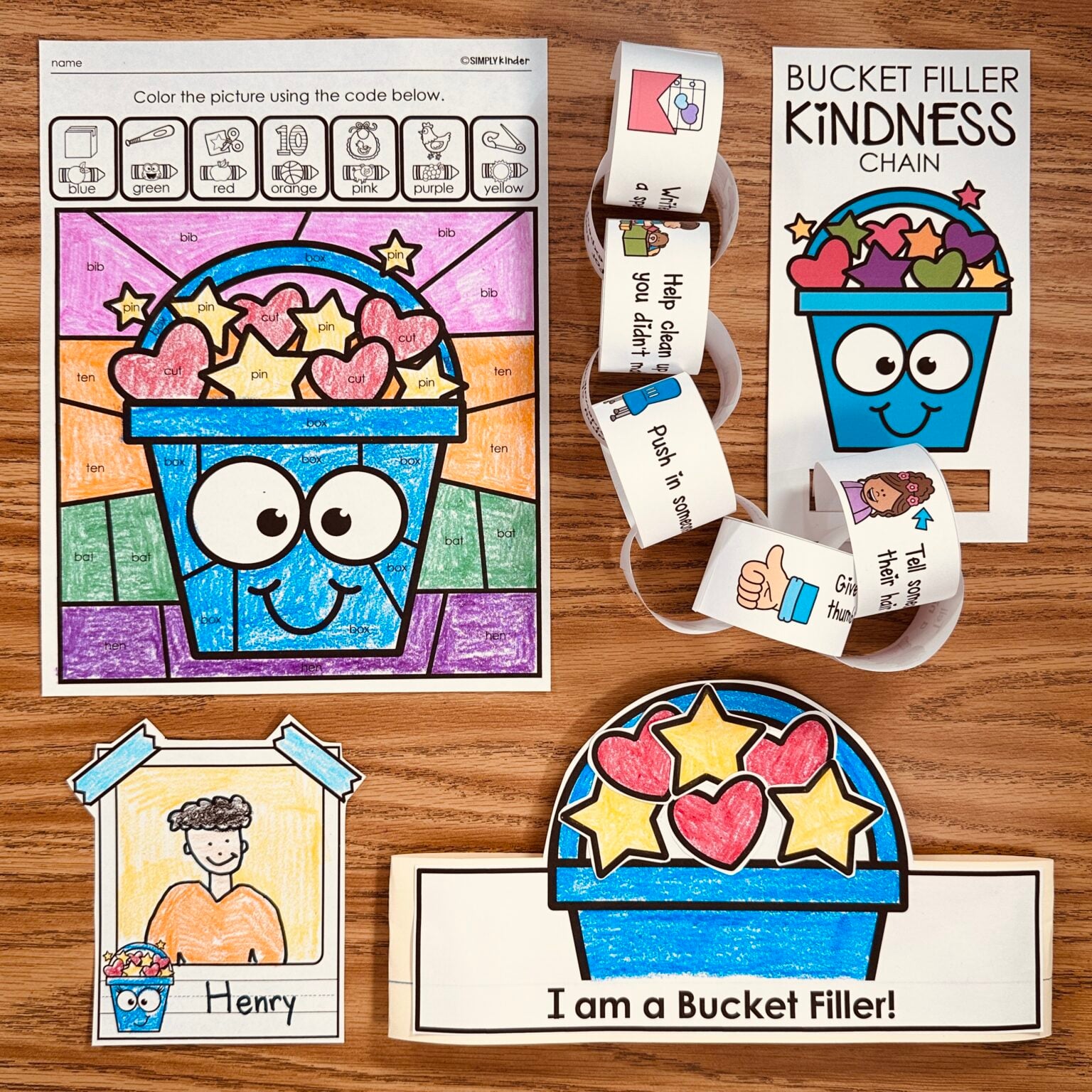 Bucket Fill Book Companion - Simply Kinder + Printable Membership